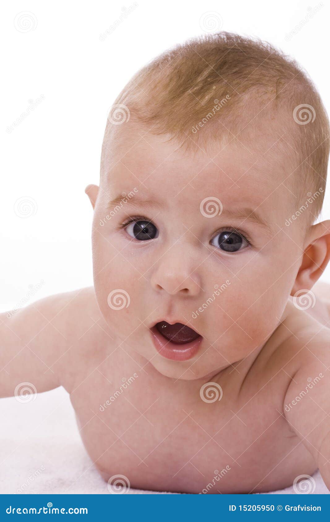 Baby stock photo. Image of little, happy, laugh, closeup - 15205950
