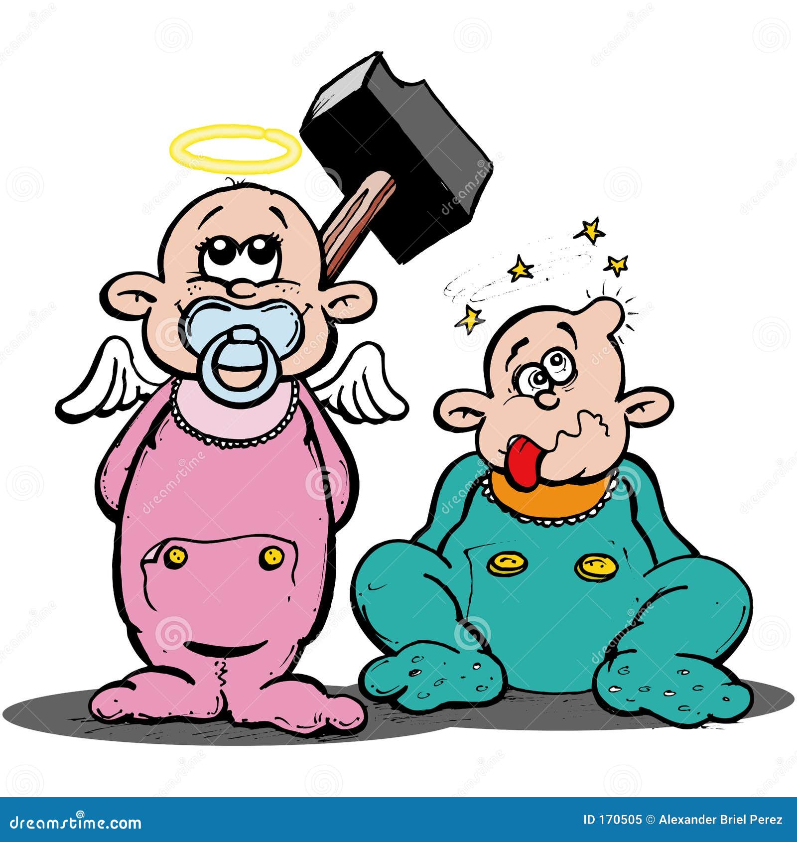 Baby stock illustration. Illustration of isolated, danger - 170505