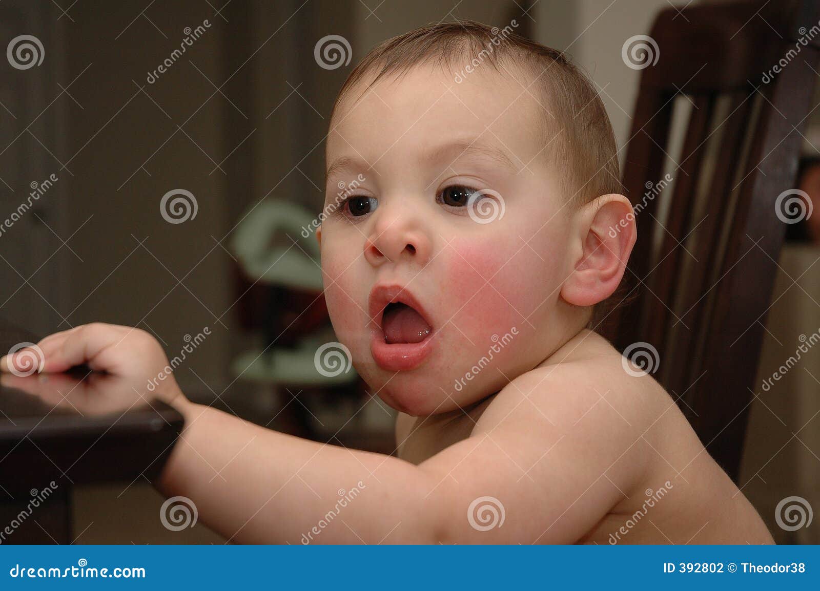 Baby stock photo. Image of face, nose, curious, little - 392802