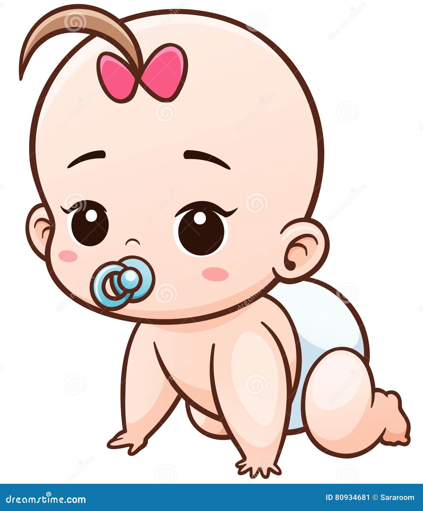 Baby vektor abbildung. Illustration von abbildung, maskottchen - 80934681