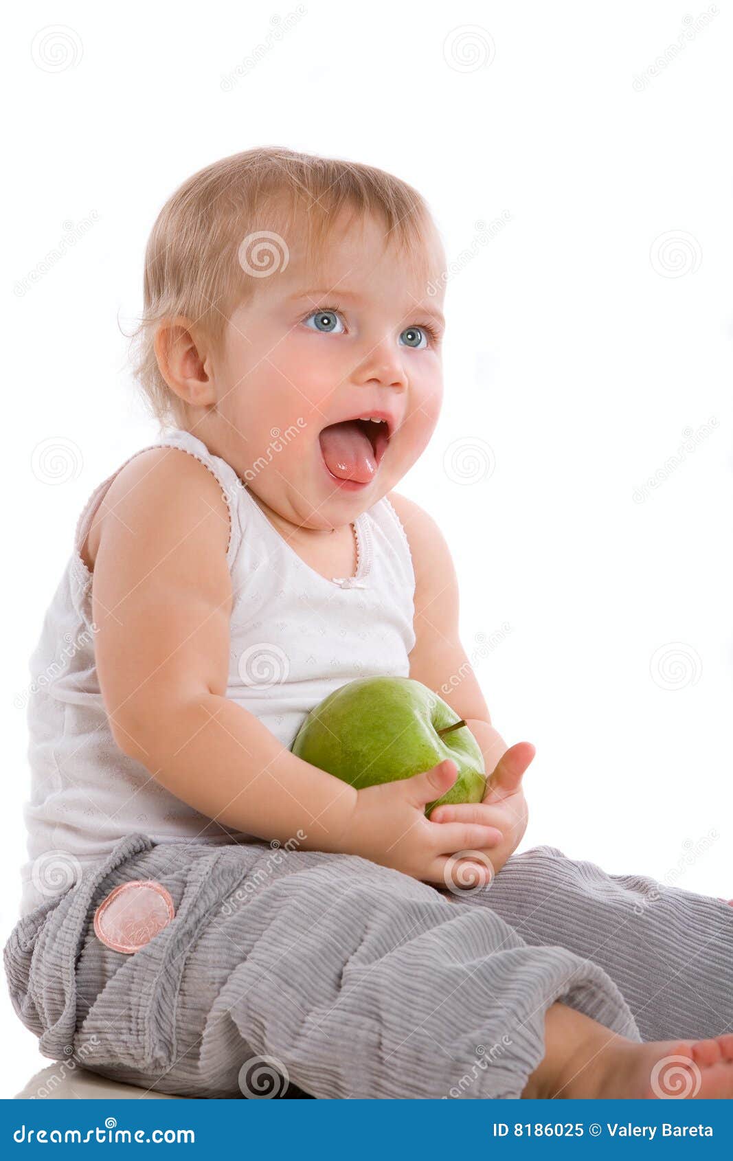 Baby stock image. Image of childhood, isolated, background - 8186025
