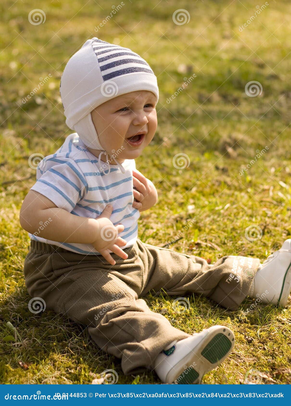 Baby stock image. Image of beauty, little, satisfied, summer - 9144853