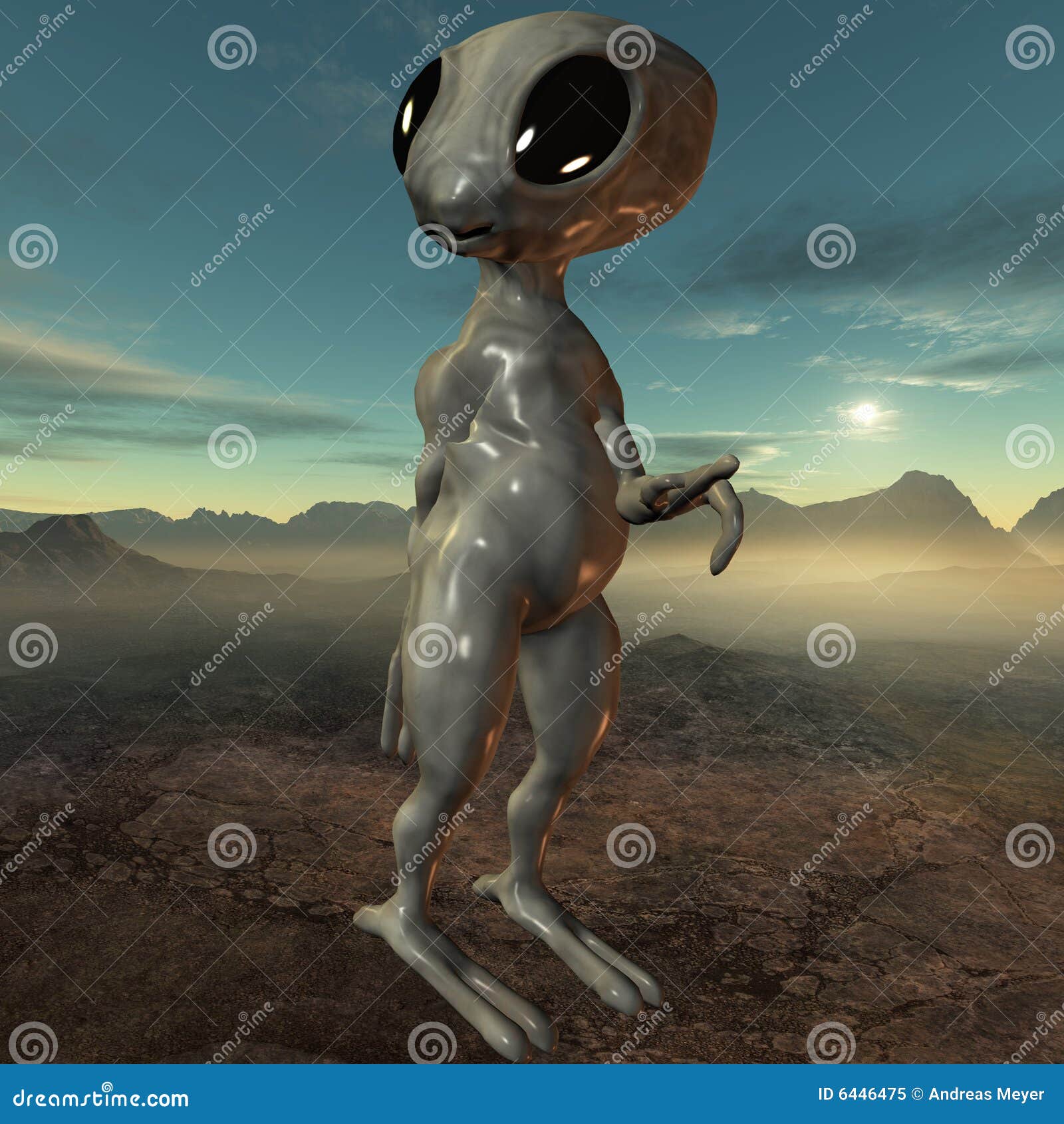 Baby Alien stock illustration. Illustration of fantasy - 6446475