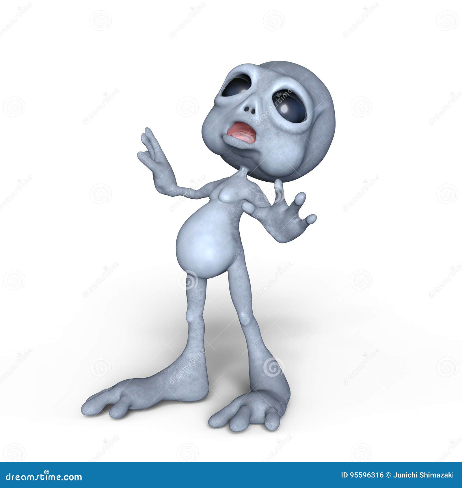 Baby alien stock illustration. Illustration of baby, science - 95596316