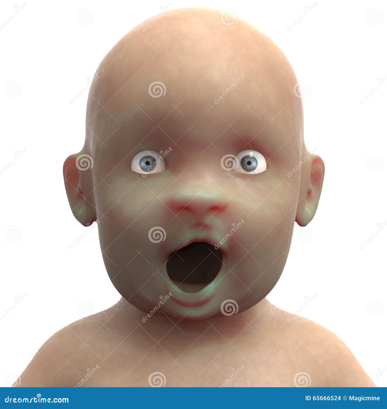 Baby Amazing Expression stock illustration. Illustration of design ...