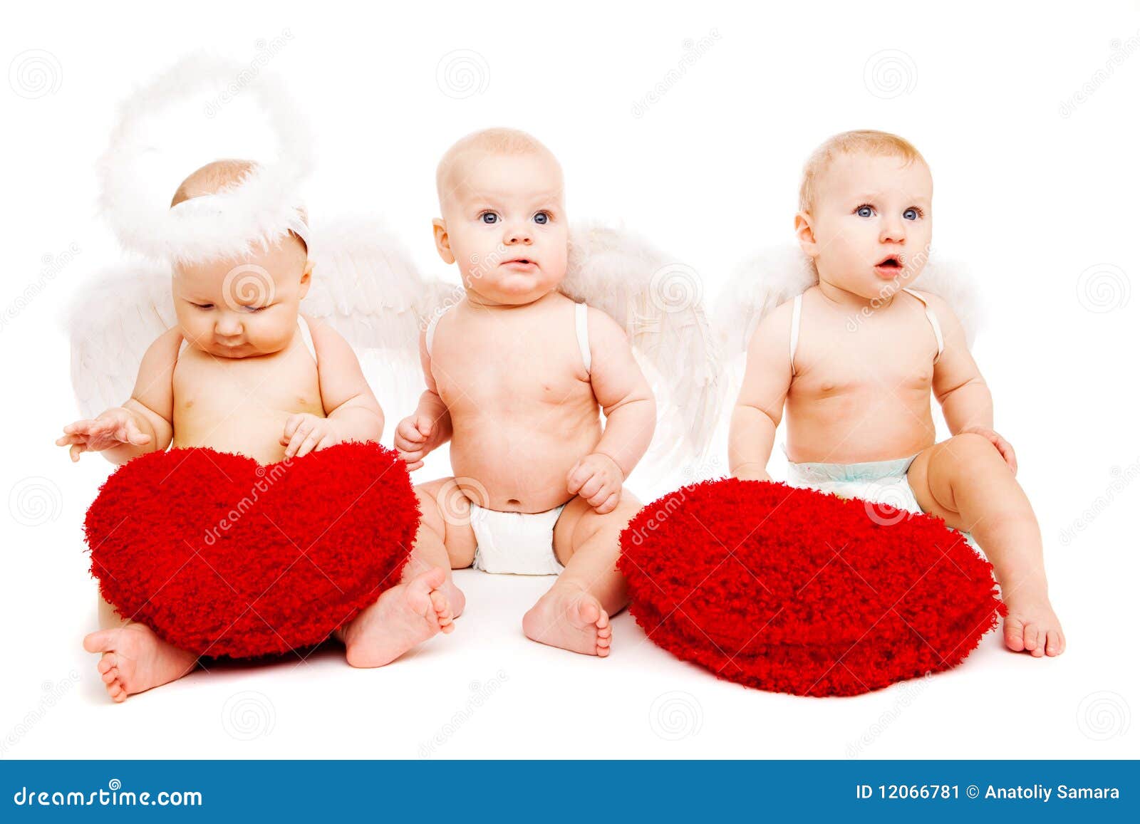Baby angels stock image. Image of brother, playful, heart - 12066781