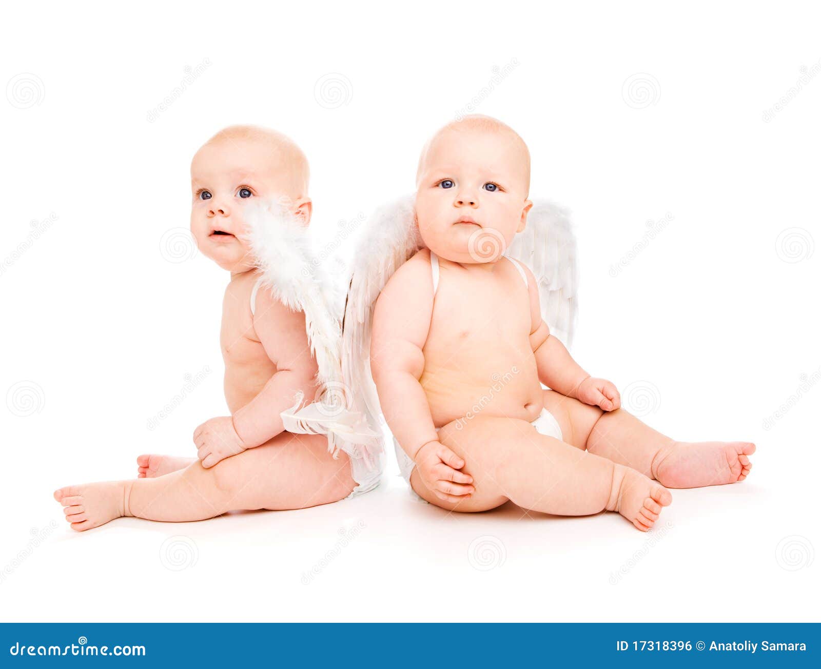 Baby angels stock photo. Image of infants, angelic, children - 17318396