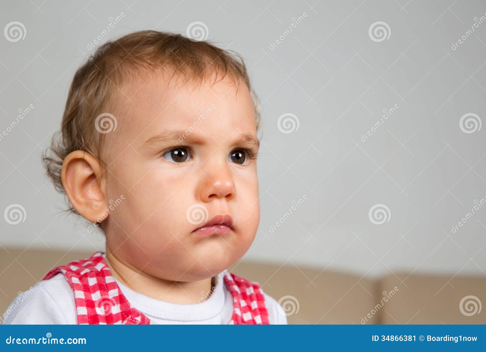 Baby is angry stock image. Image of innocence, sorrows - 34866381