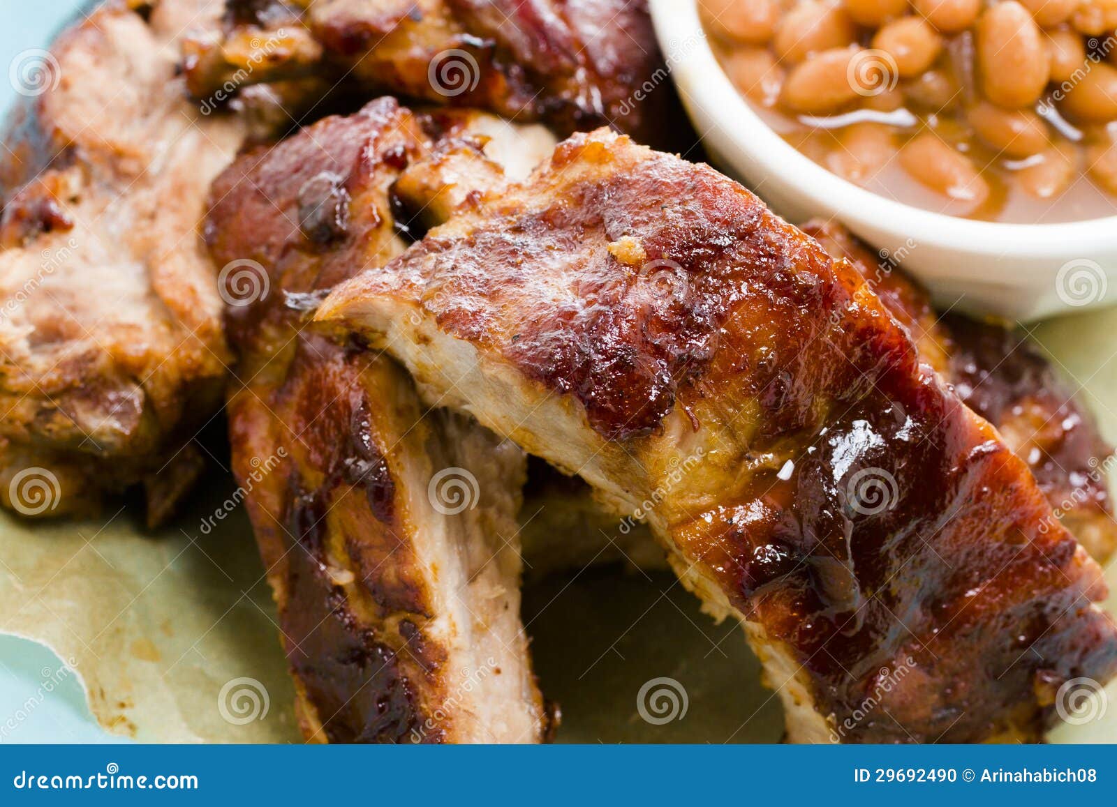 Baby Back Ribs stock photo. Image of healthy, meat, grilling - 29692490