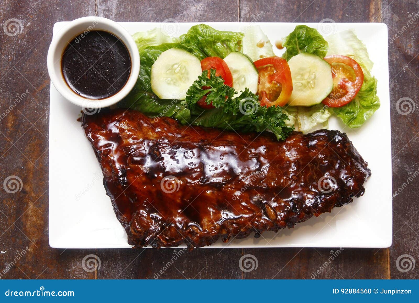Baby back ribs stock photo. Image of grill, herbs, lunch - 92884560