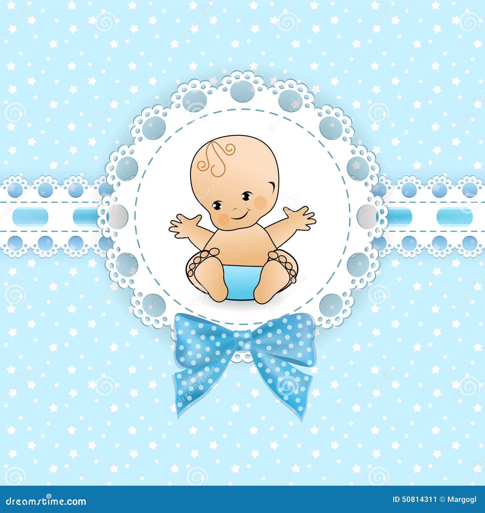 Baby Background with Frame. Stock Vector - Illustration of baby, child ...