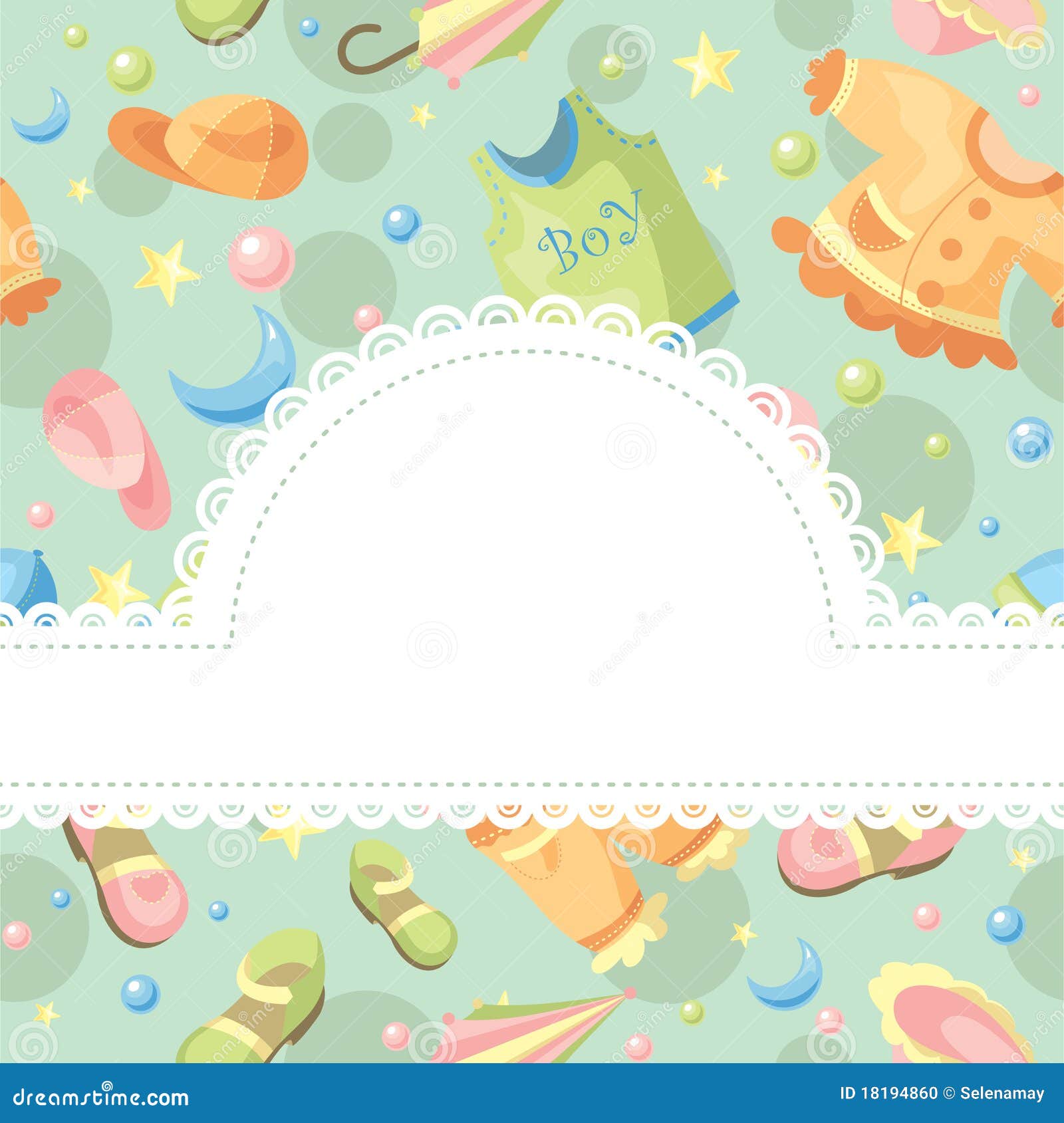Baby Background Illustration Stock Vector - Illustration of arrival ...