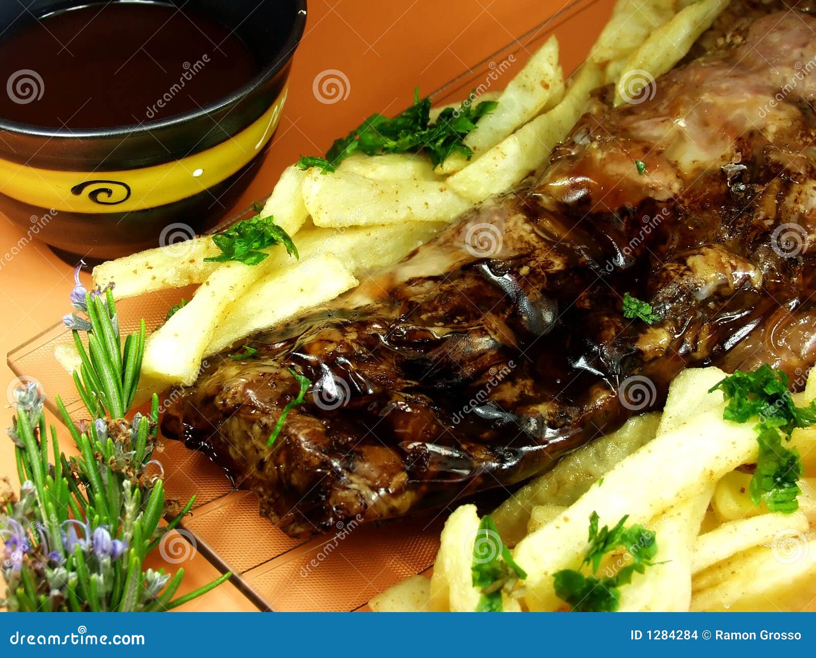 Baby backs ribs stock photo. Image of juicy, appetite - 1284284