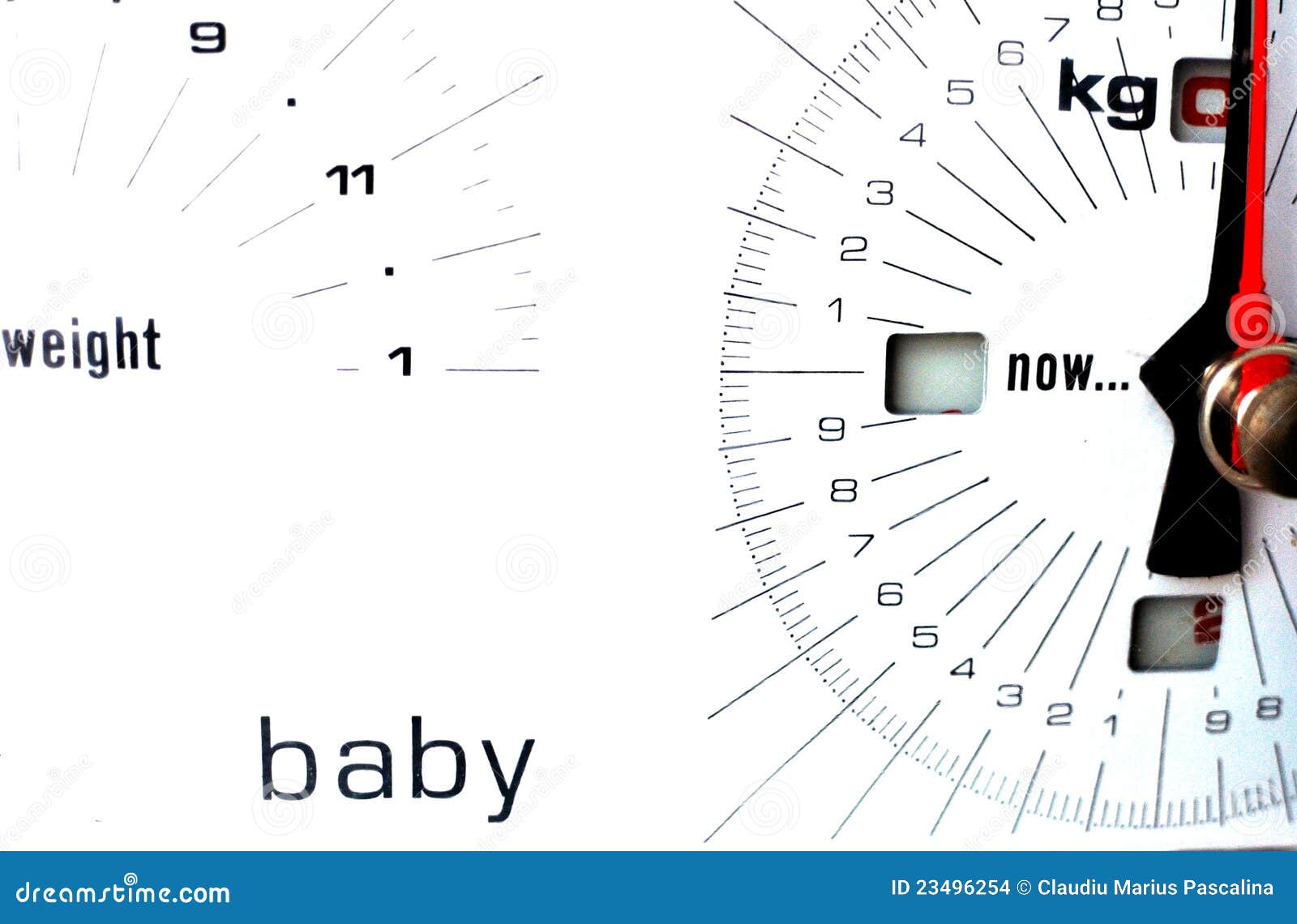 Baby balance stock photo. Image of metal, measuring, pointer - 23496254