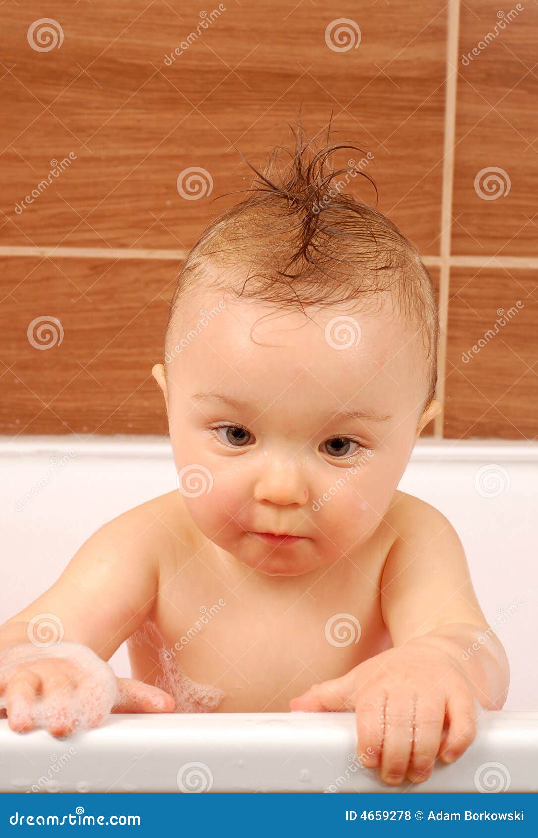 Baby Bath Picture. Image: 4659278