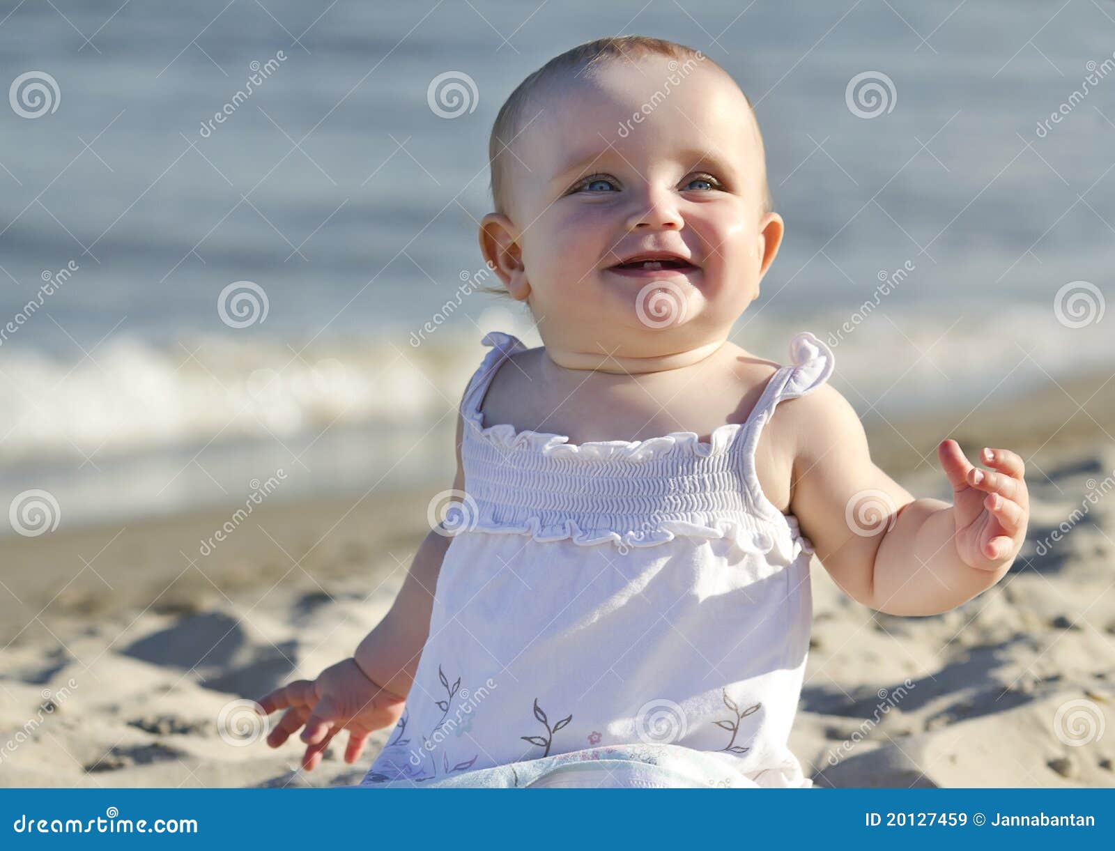 Baby on a beach stock image. Image of beautiful, game - 20127459