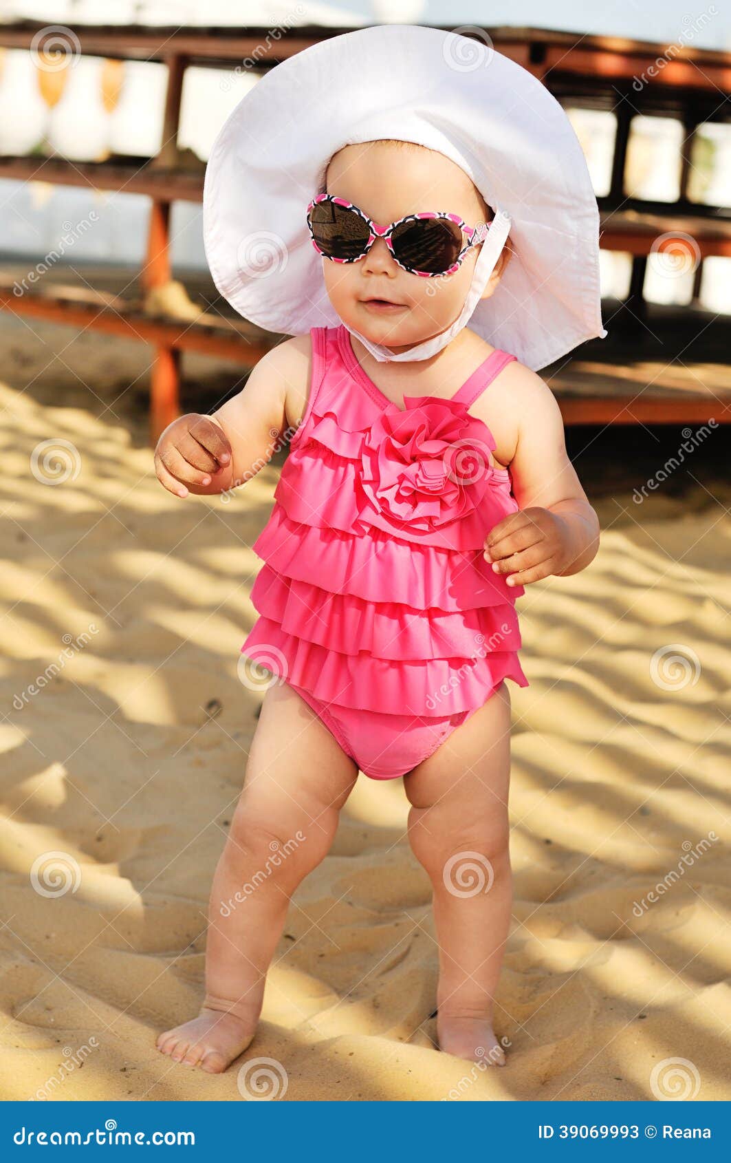 Baby on the beach stock image. Image of holiday, nature - 39069993