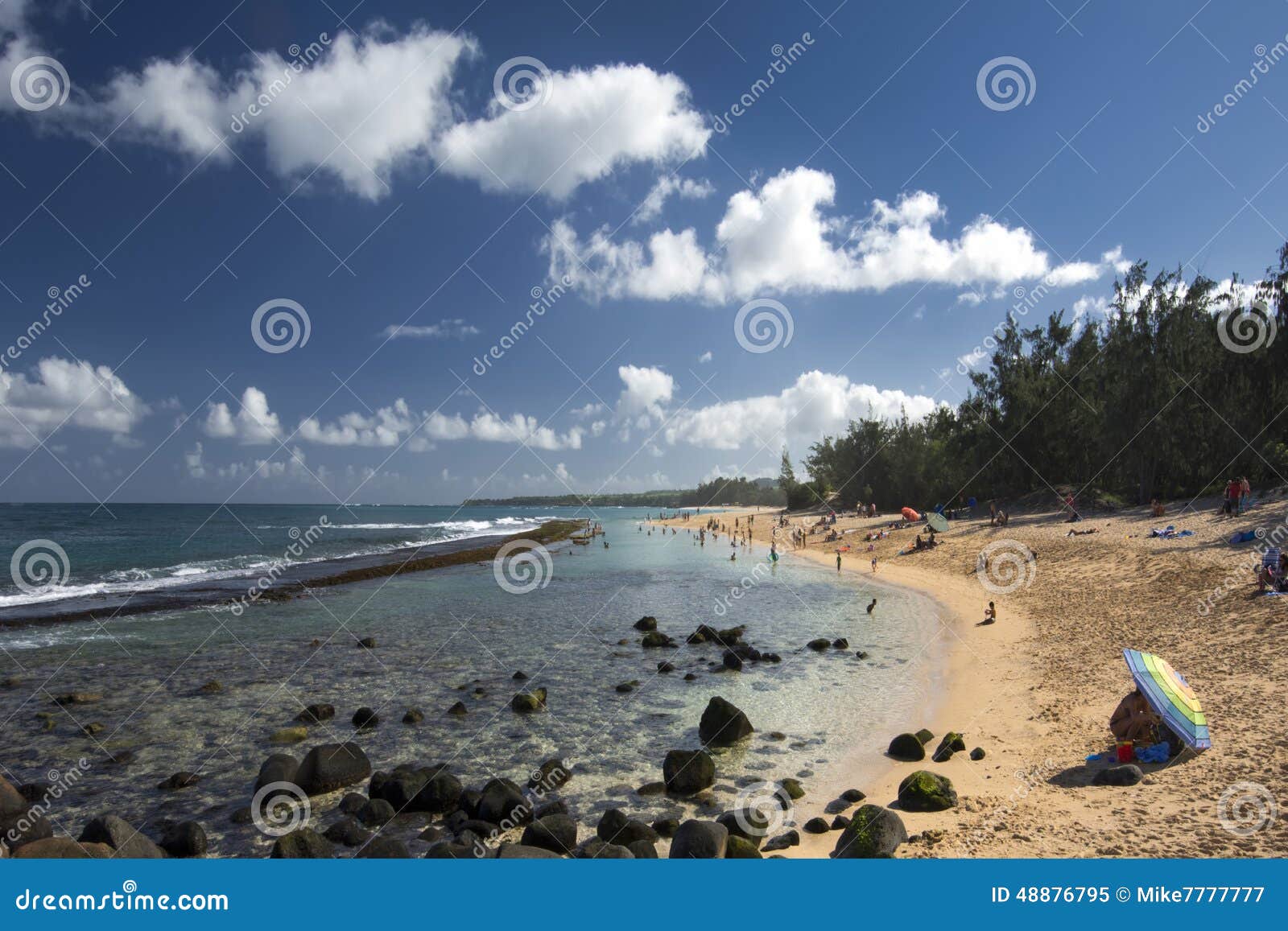 Baby Beach, North Shore, Maui, Hawaii Stock Image - Image of north ...