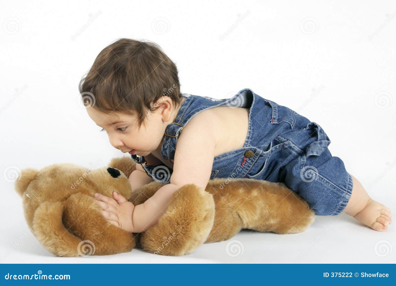 Baby and Bear stock photo. Image of kids, bears, ltkidspics - 375222