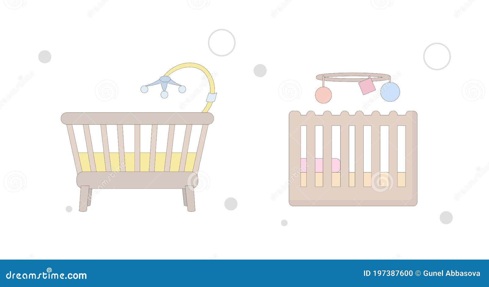 Cradle. Vector Drawing | CartoonDealer.com #190097681