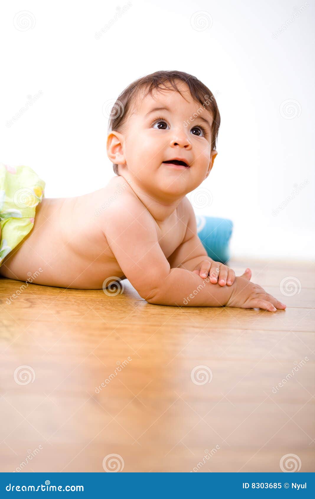 Baby Belly With Bulging Navel On A Gray Background. Umbilical Hernia In ...