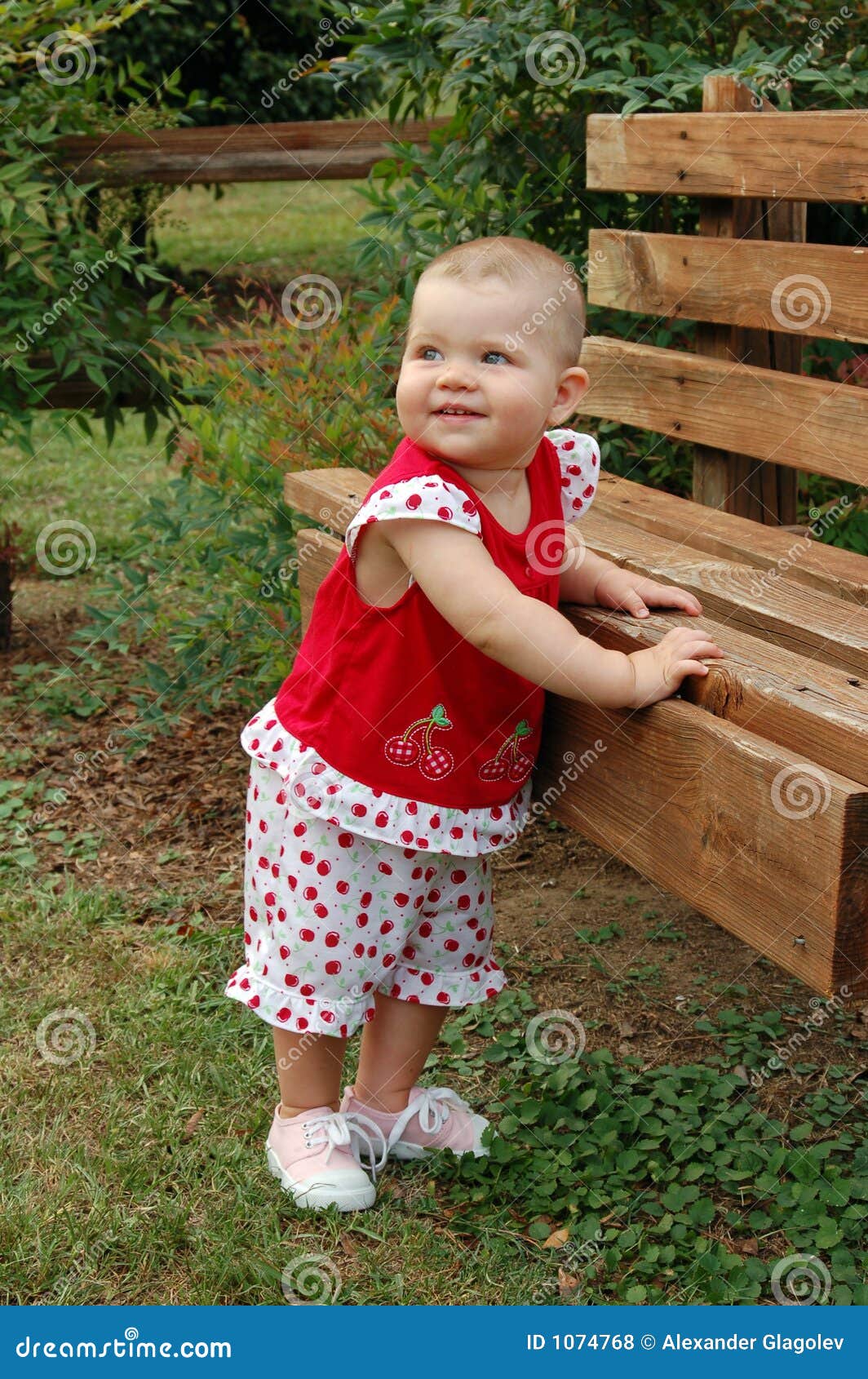 Baby and bench stock photo. Image of beauty, association - 1074768