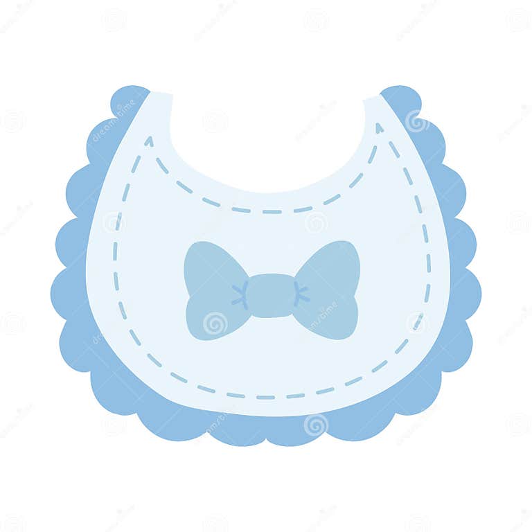 Baby bib icon stock vector. Illustration of born, isolated - 289845079