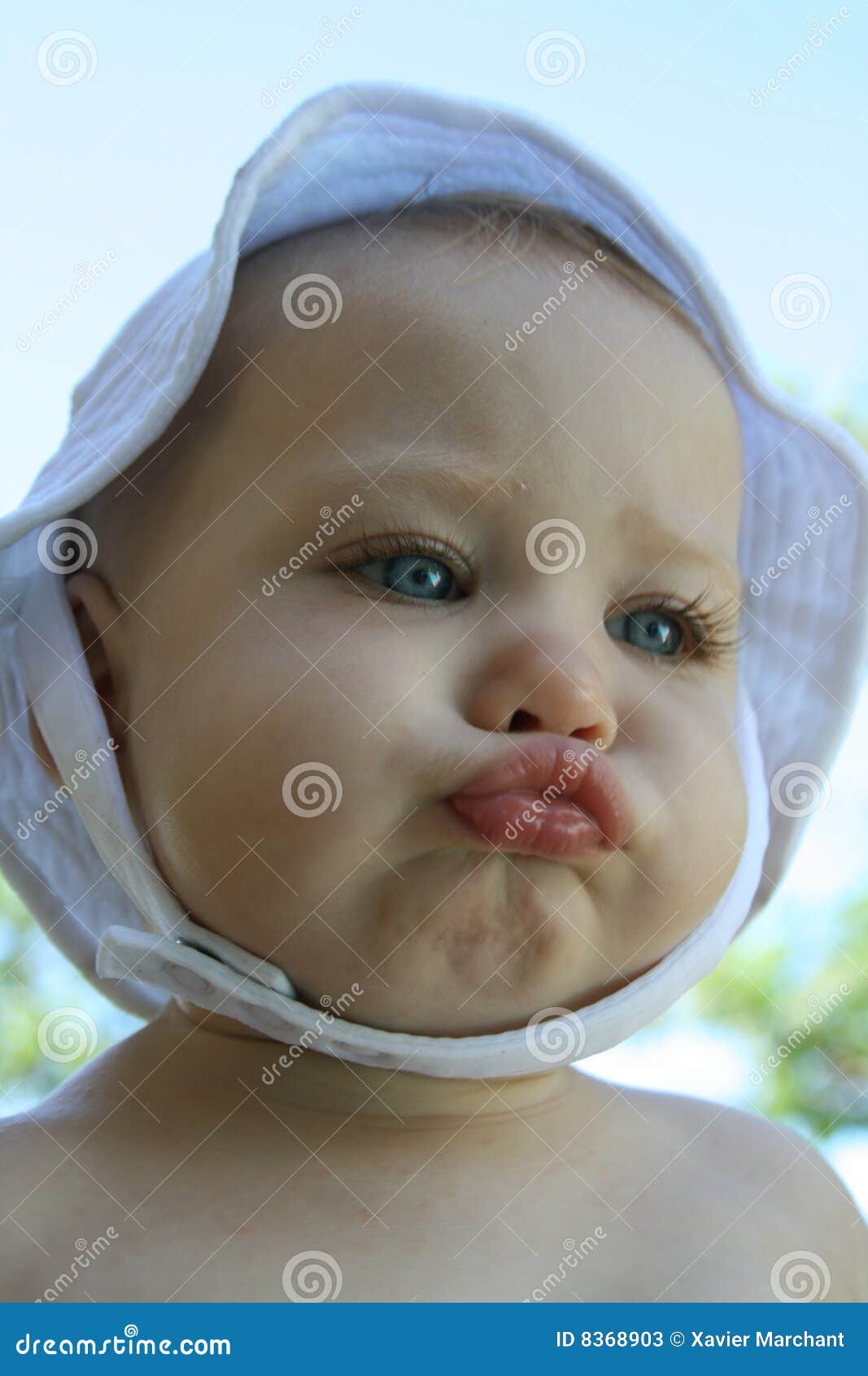 Baby with big cheeks stock image. Image of mouth, cute - 8368903