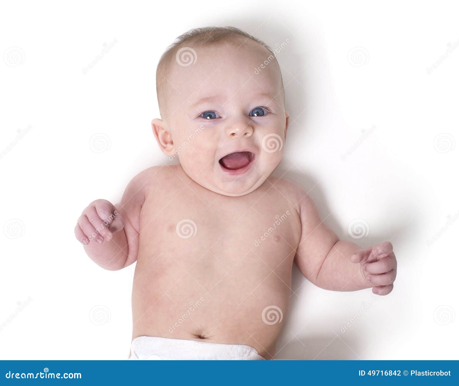 Baby with a big smile stock photo. Image of happy, looking - 49716842