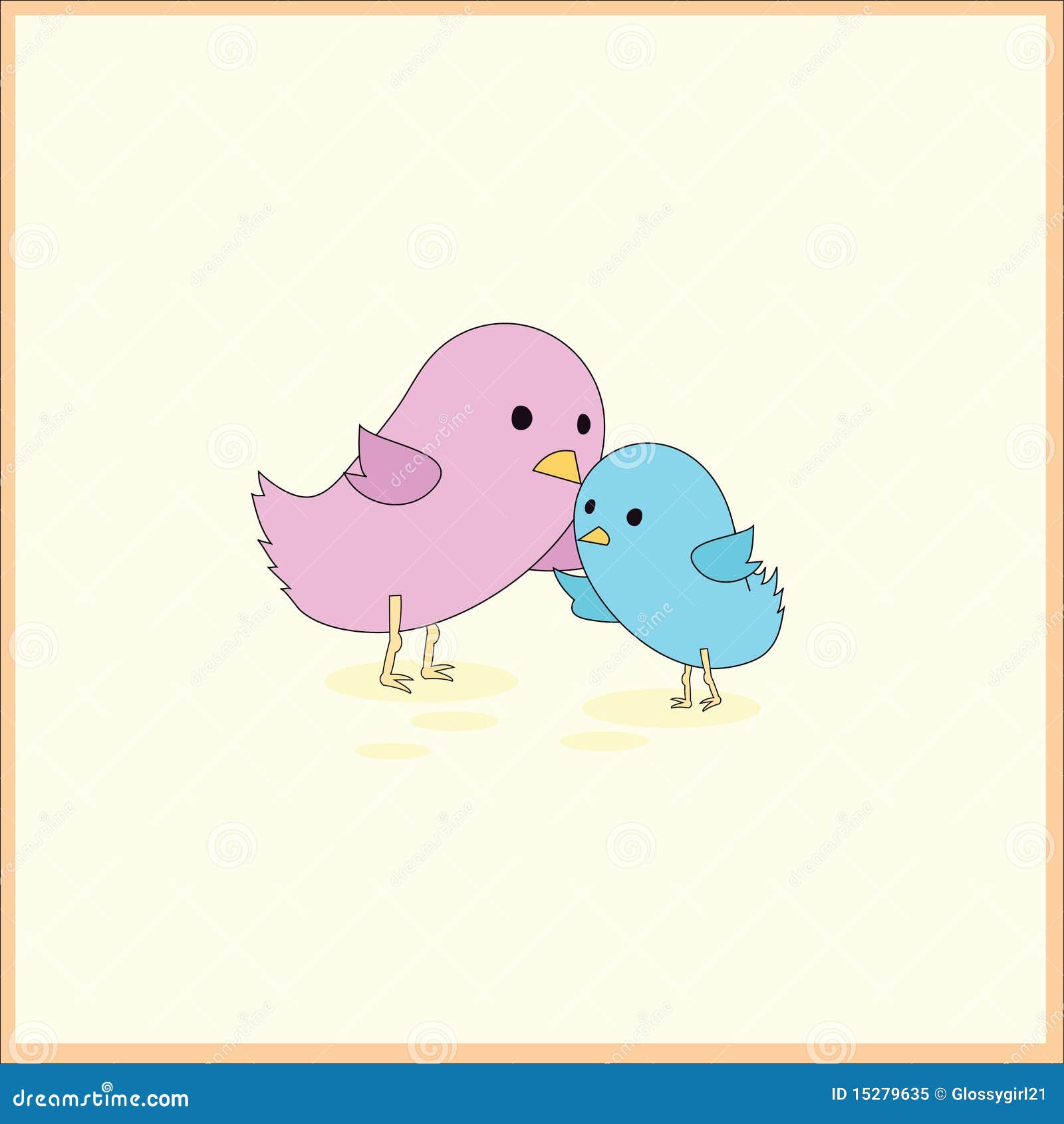 Baby bird card stock vector. Illustration of future, modern - 15279635