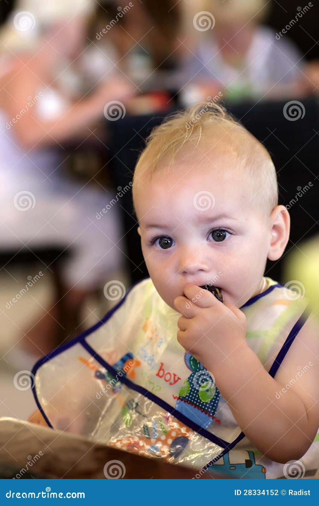 Baby biting plum stock photo. Image of cute, childhood - 28334152