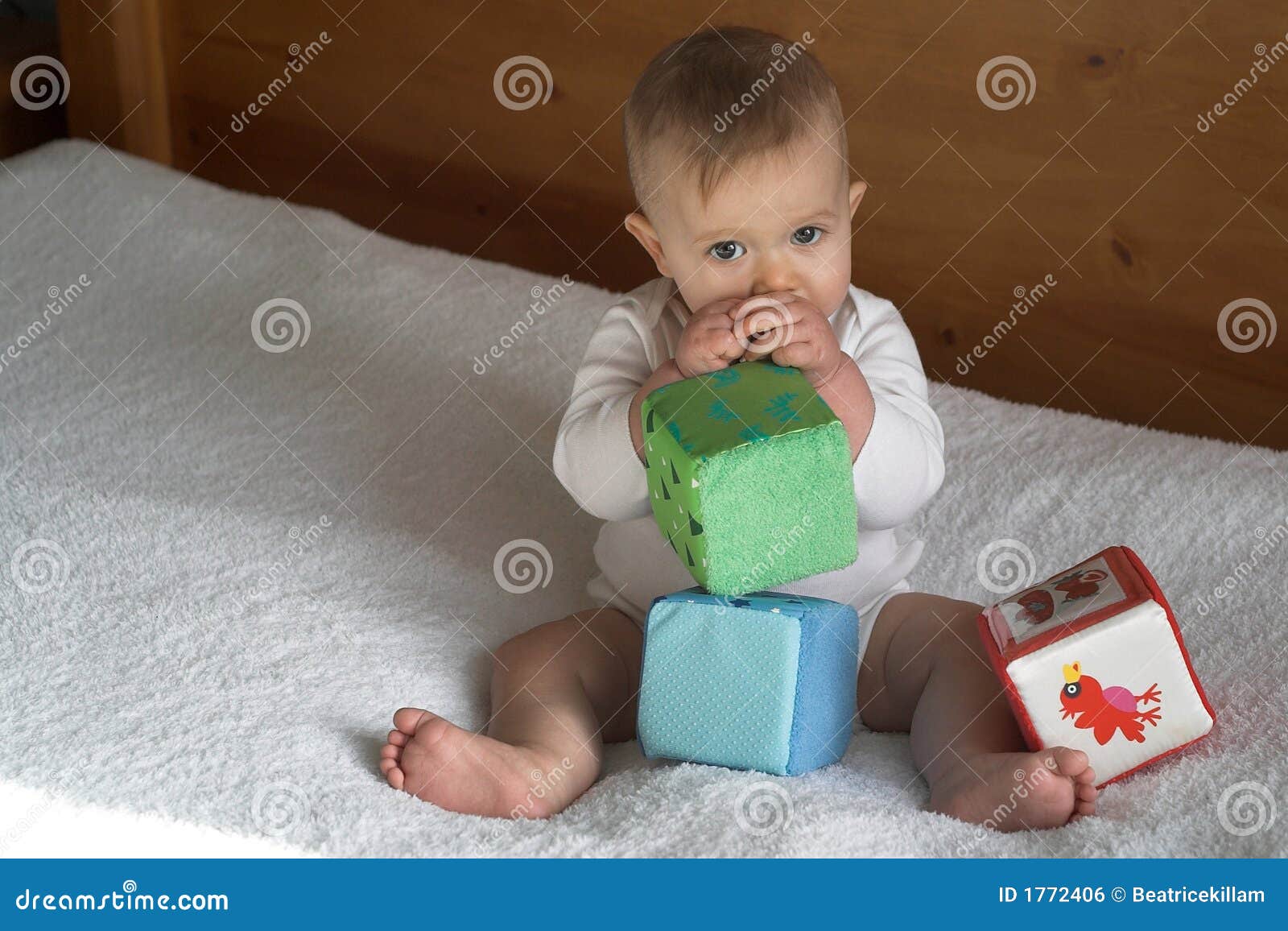 Baby Blocks stock photo. Image of green, infant, face - 1772406