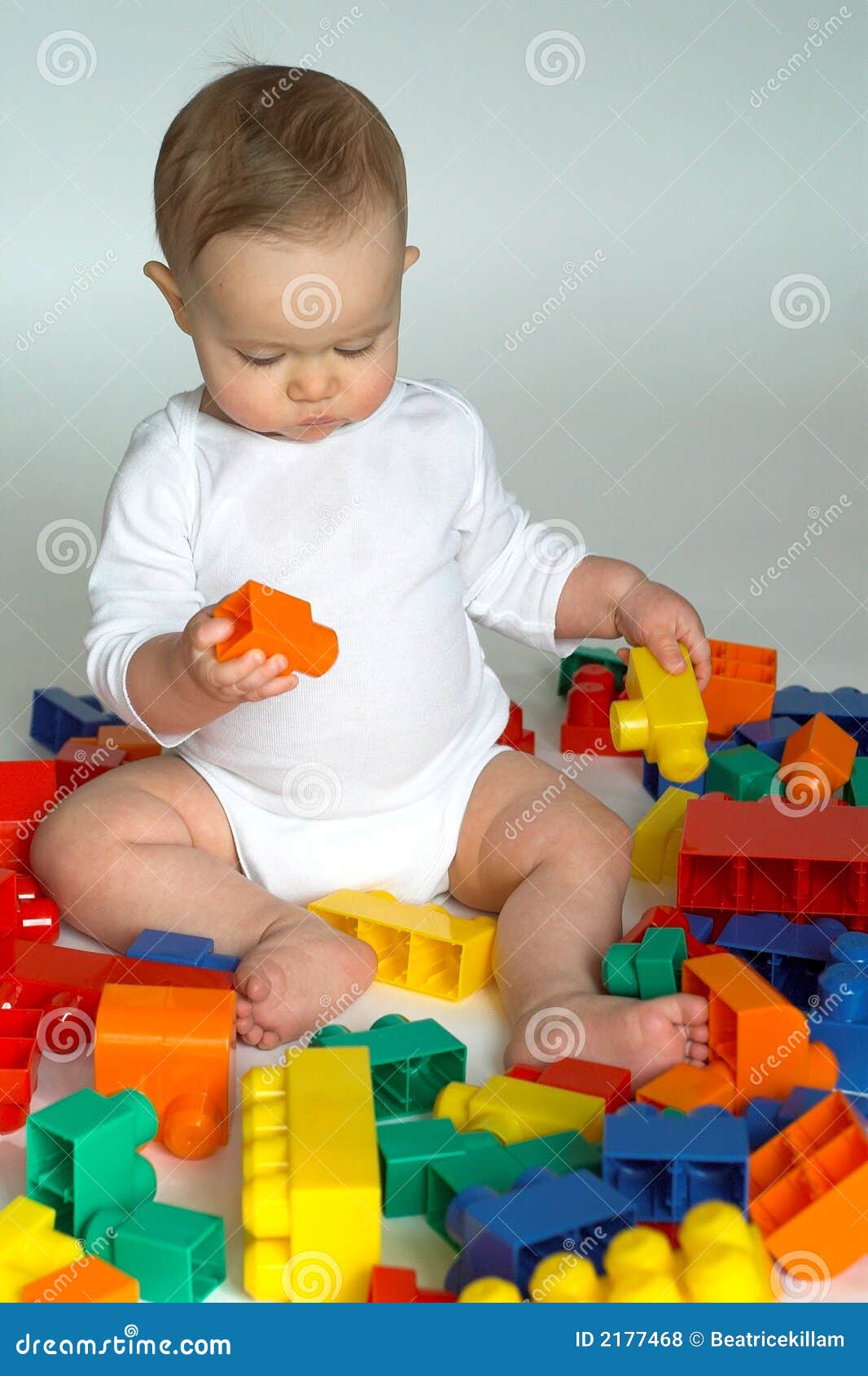 Baby Blocks stock photo. Image of toes, discovering, building - 2177468