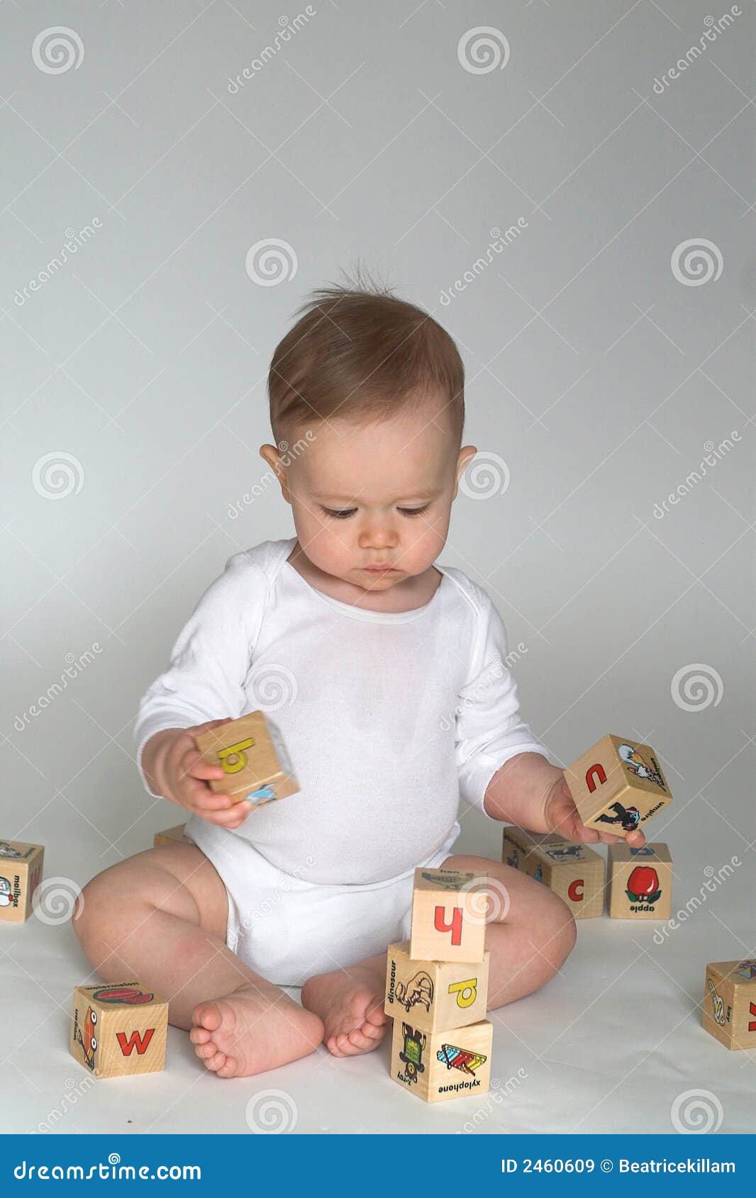 Baby Blocks stock image. Image of learning, infant, blocks - 2460609