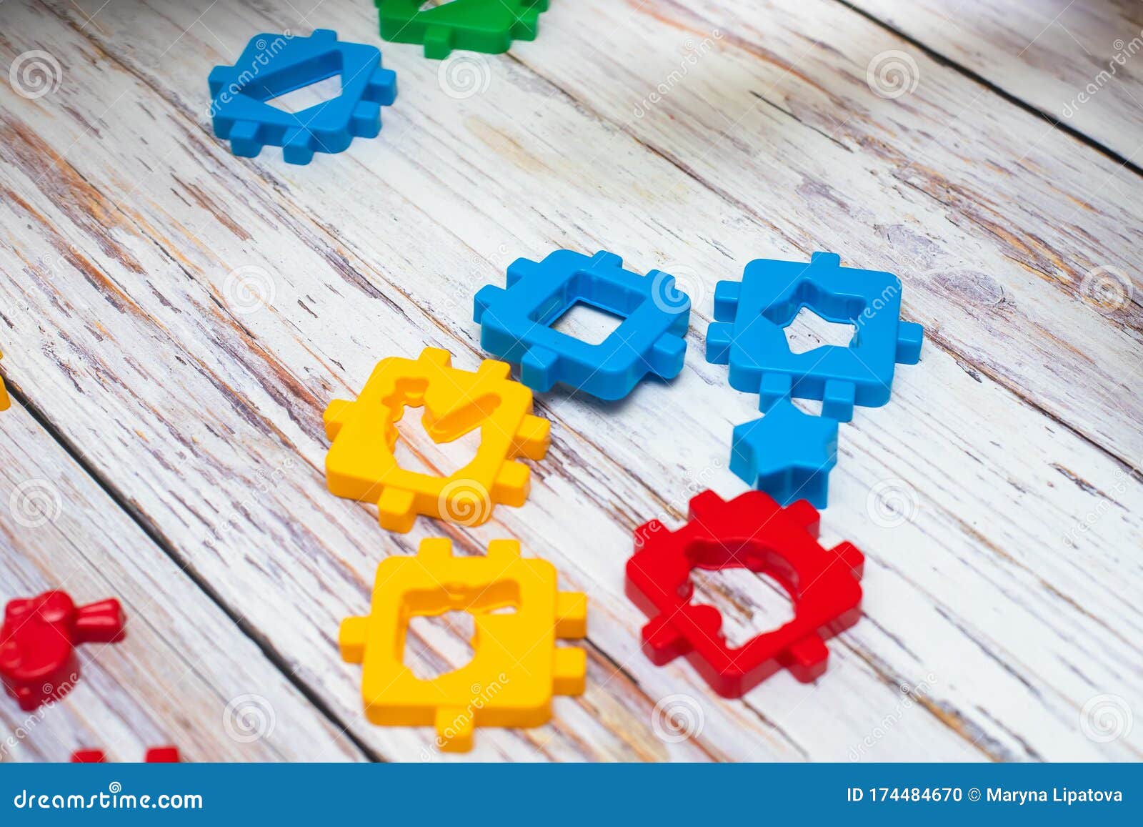 Baby Blocks Shape Sorter Toy. Educational Sorting Matching Toy for ...