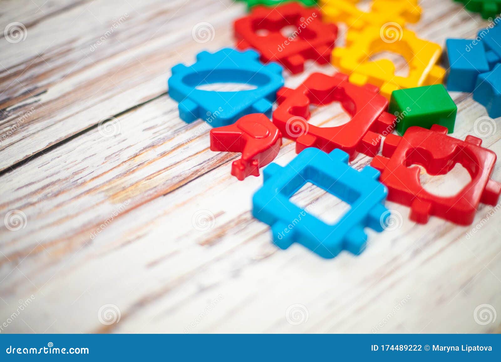 Baby Blocks Shape Sorter Toy. Educational Sorting Matching Toy for ...