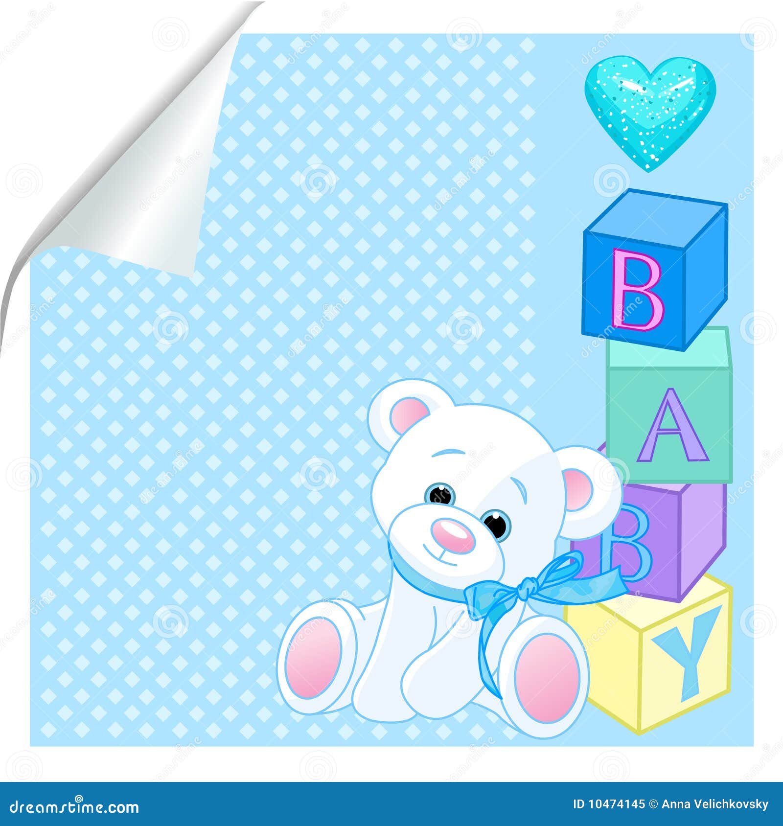 Baby blue stock vector. Illustration of baby, backgrounds - 10474145