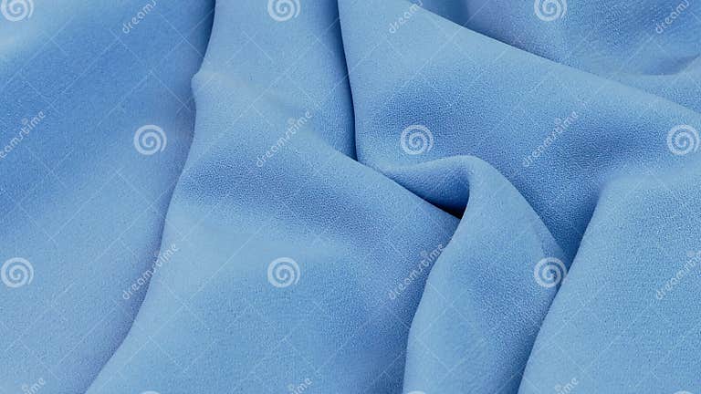 Baby Blue Fabric Texture, Wrinkled Fabric As a Background Stock Photo ...