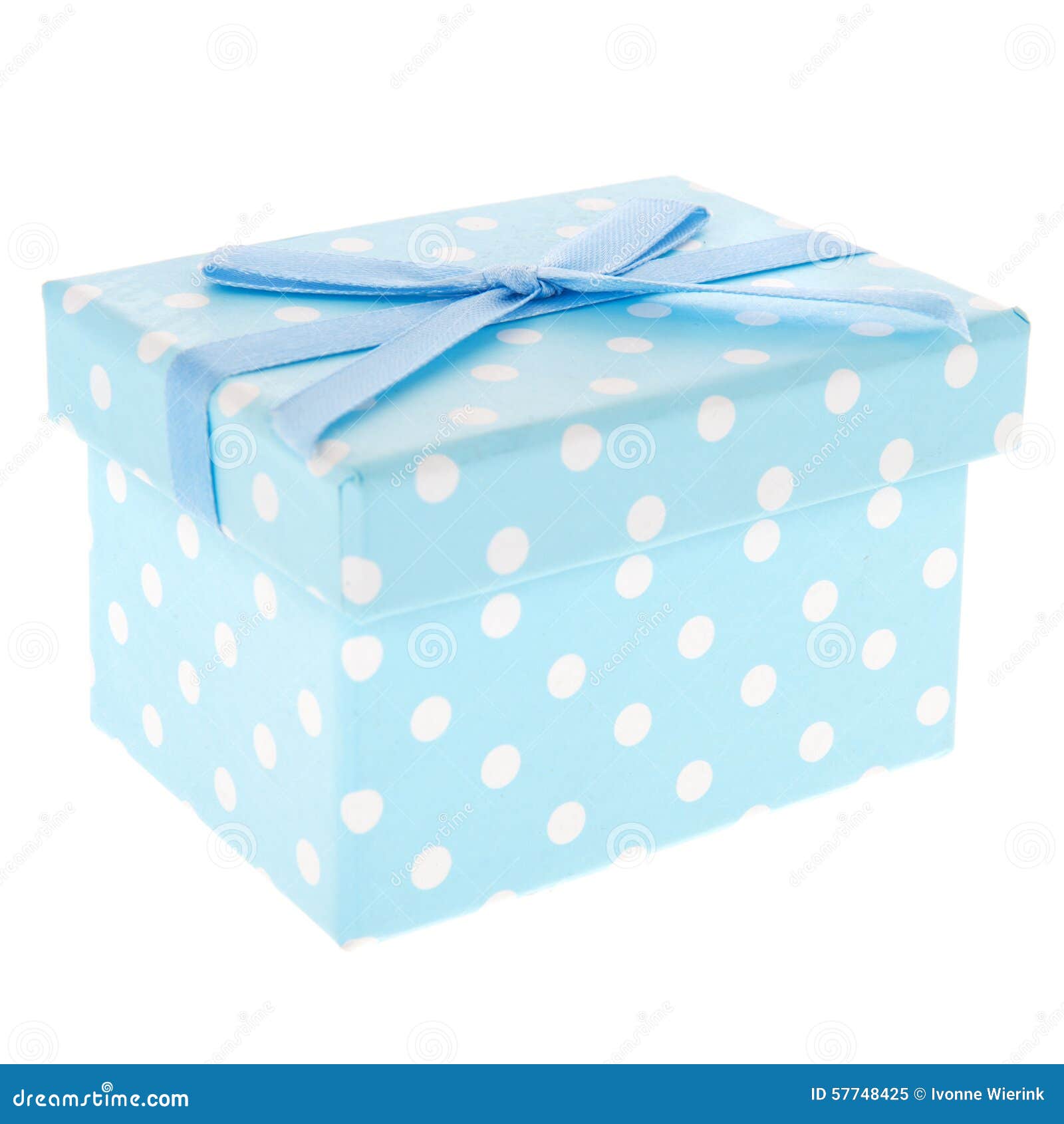 Baby blue present stock image. Image of spotted, gift - 57748425