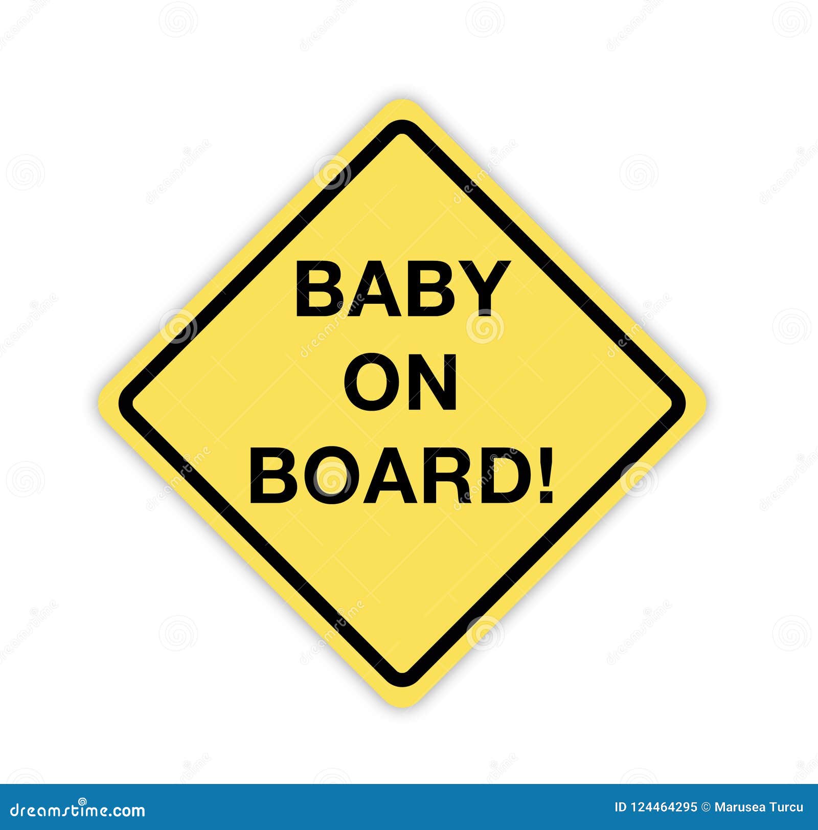 Baby on board sign stock image. Image of safety, note - 124464295