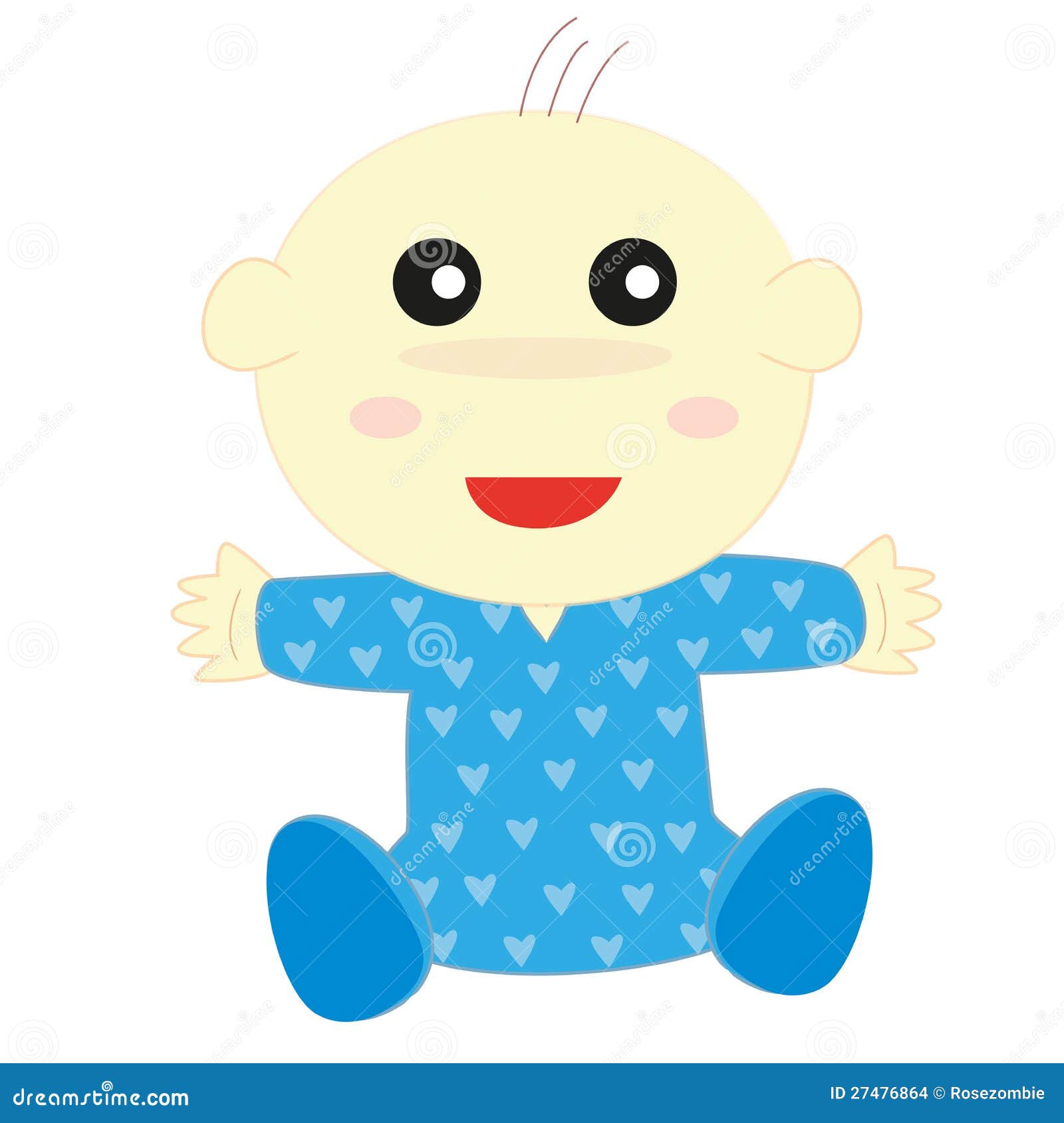 Baby born stock vector. Illustration of infant, baby - 27476864