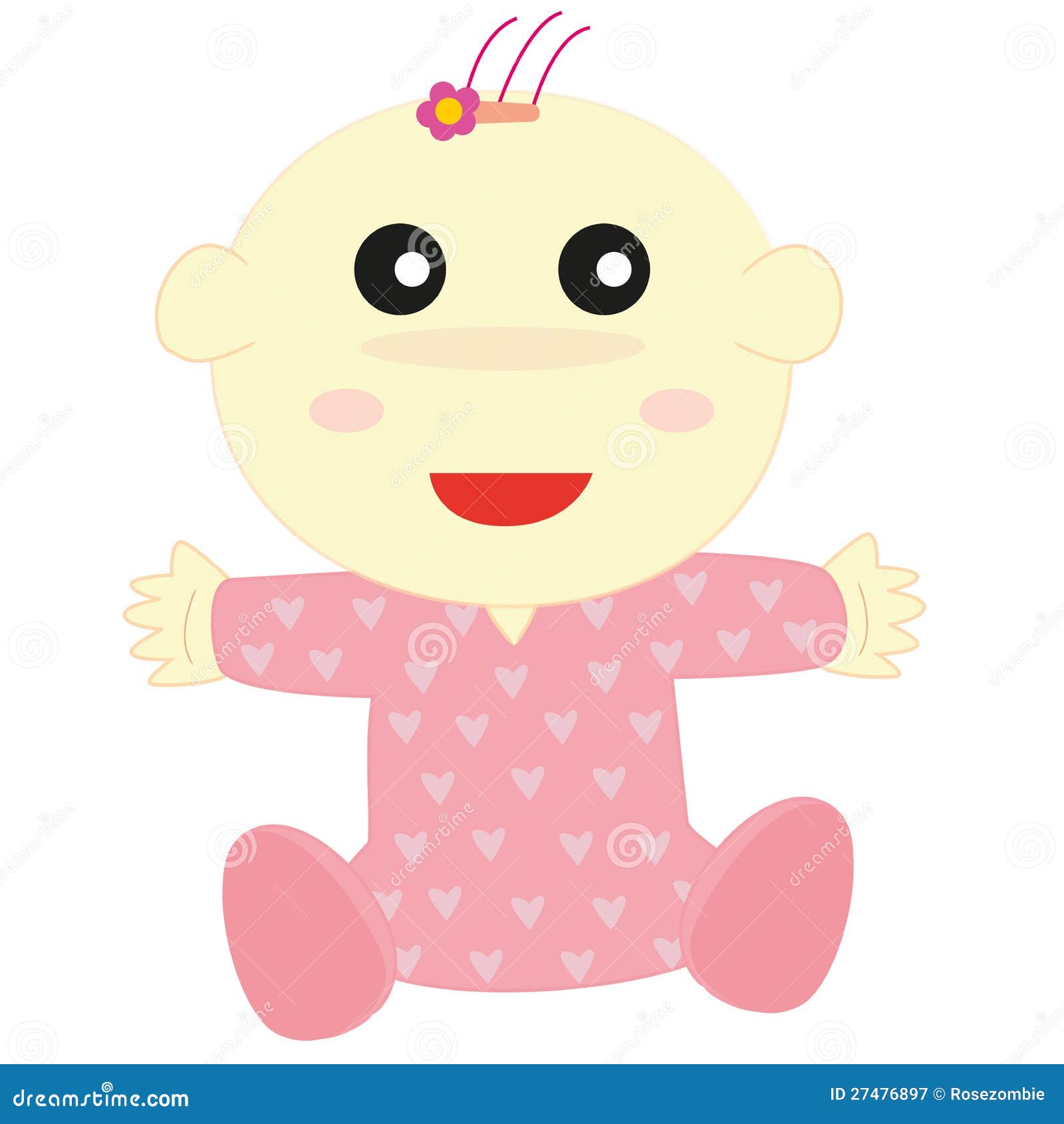 Baby born stock vector. Illustration of child, infant - 27476897