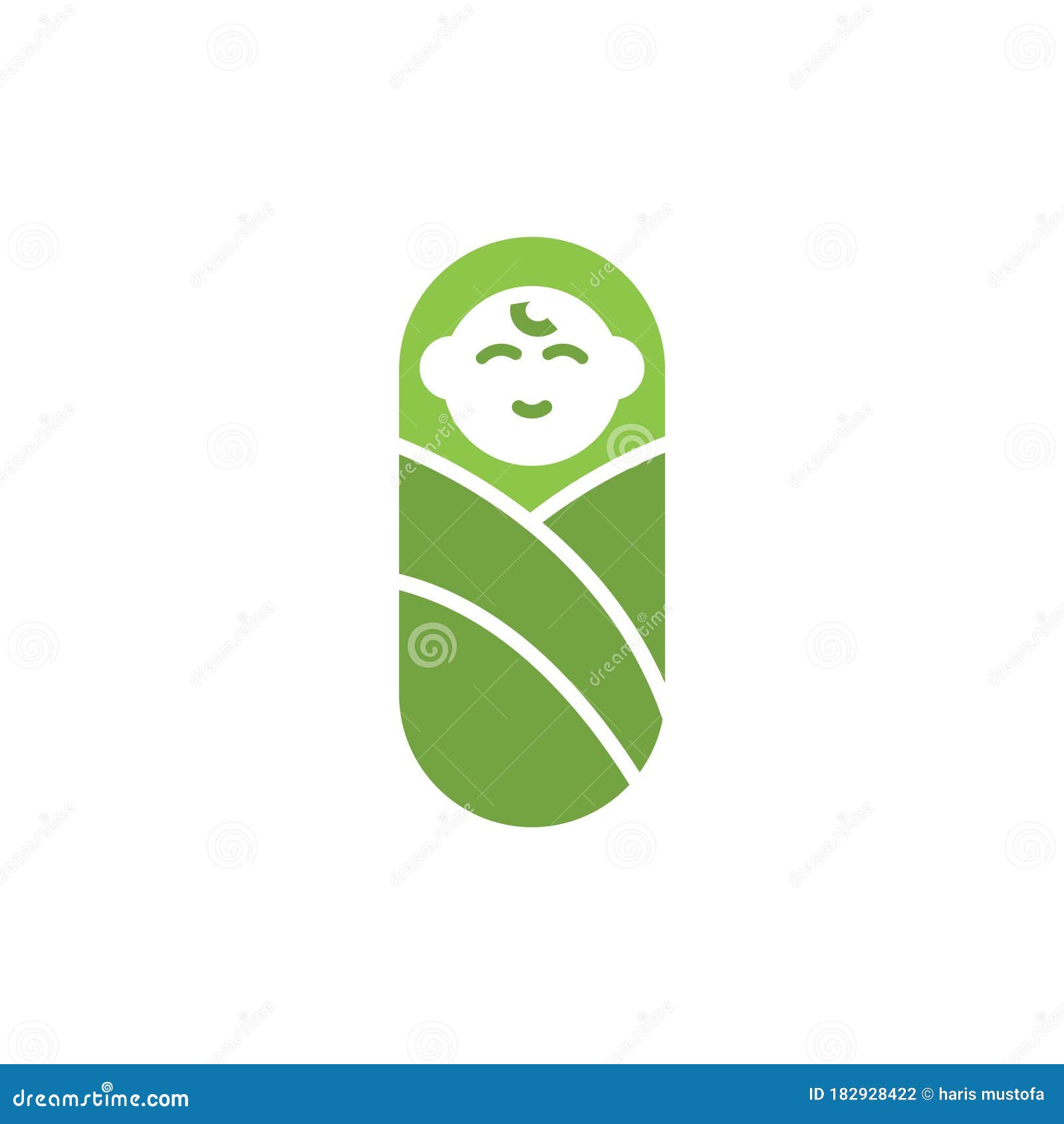 Baby Born Icon Design Template Vector Isolated Stock Illustration ...