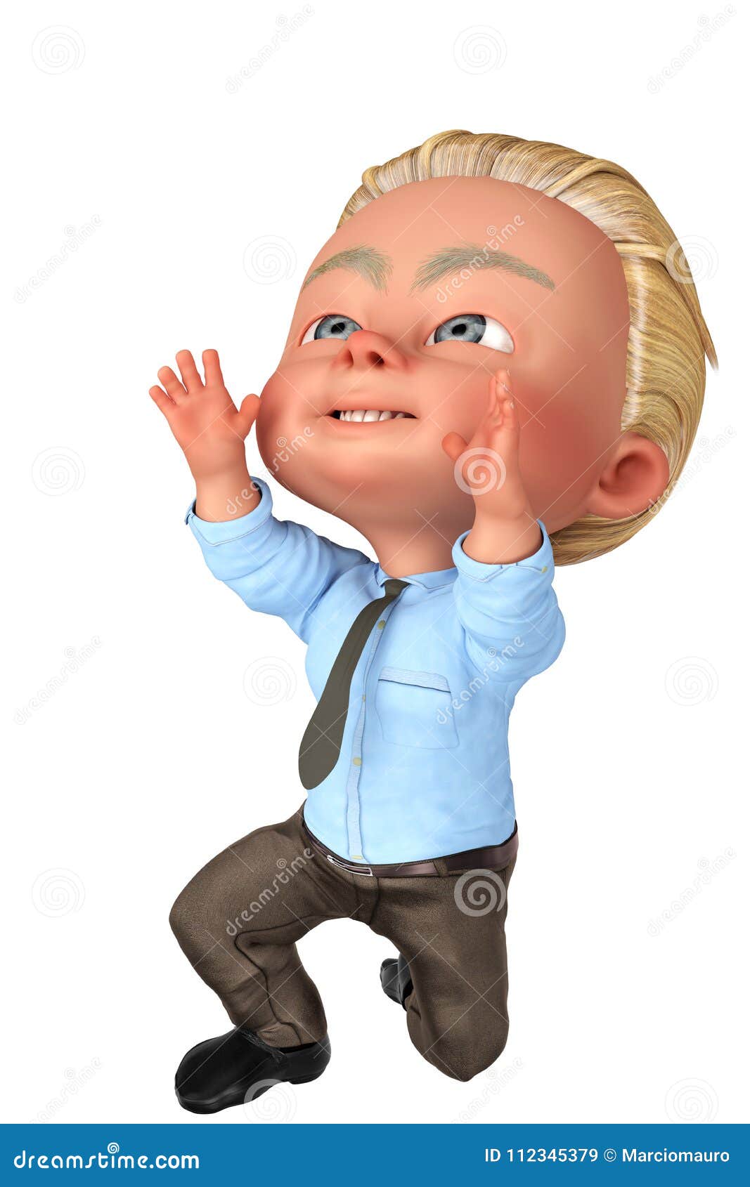 Baby Boss Come on Give a Hug Stock Illustration - Illustration of ...