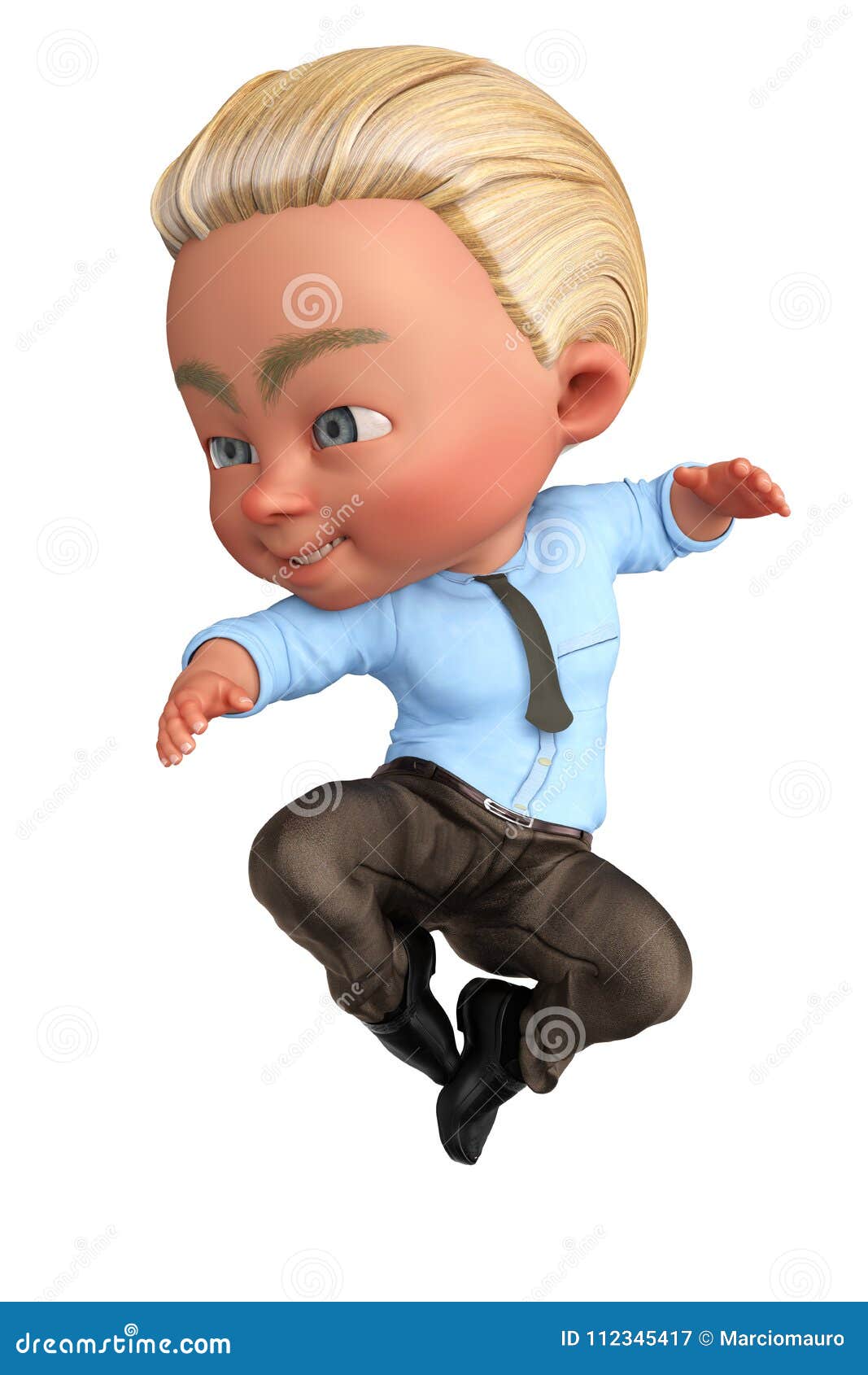 Baby Boss Come on Give a Hug Stock Illustration - Illustration of ...