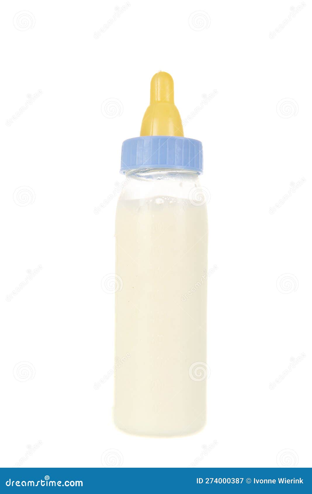 A Bottle Of Milk And Glass Of Yogurt, Kefir, Fermented Milk, Probiotic ...