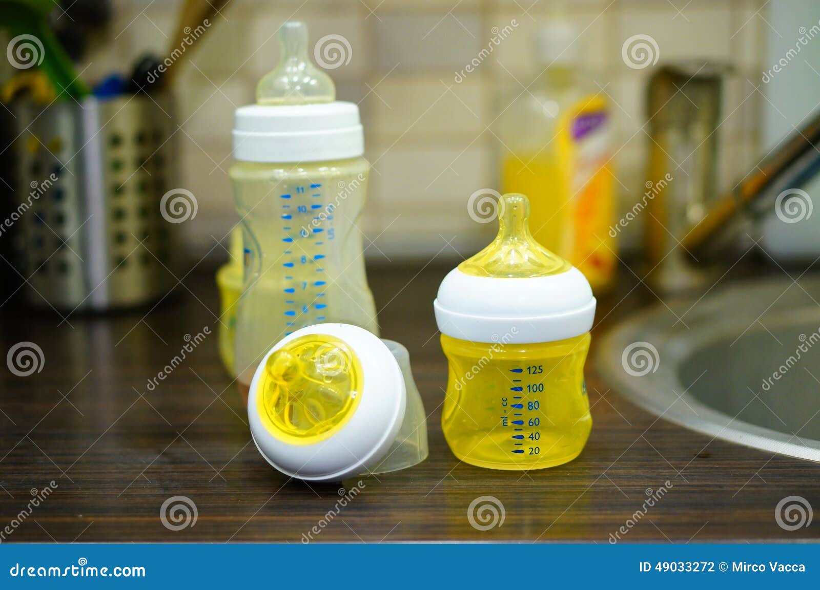 Baby bottles stock photo. Image of flavor, empty, drinkware - 49033272