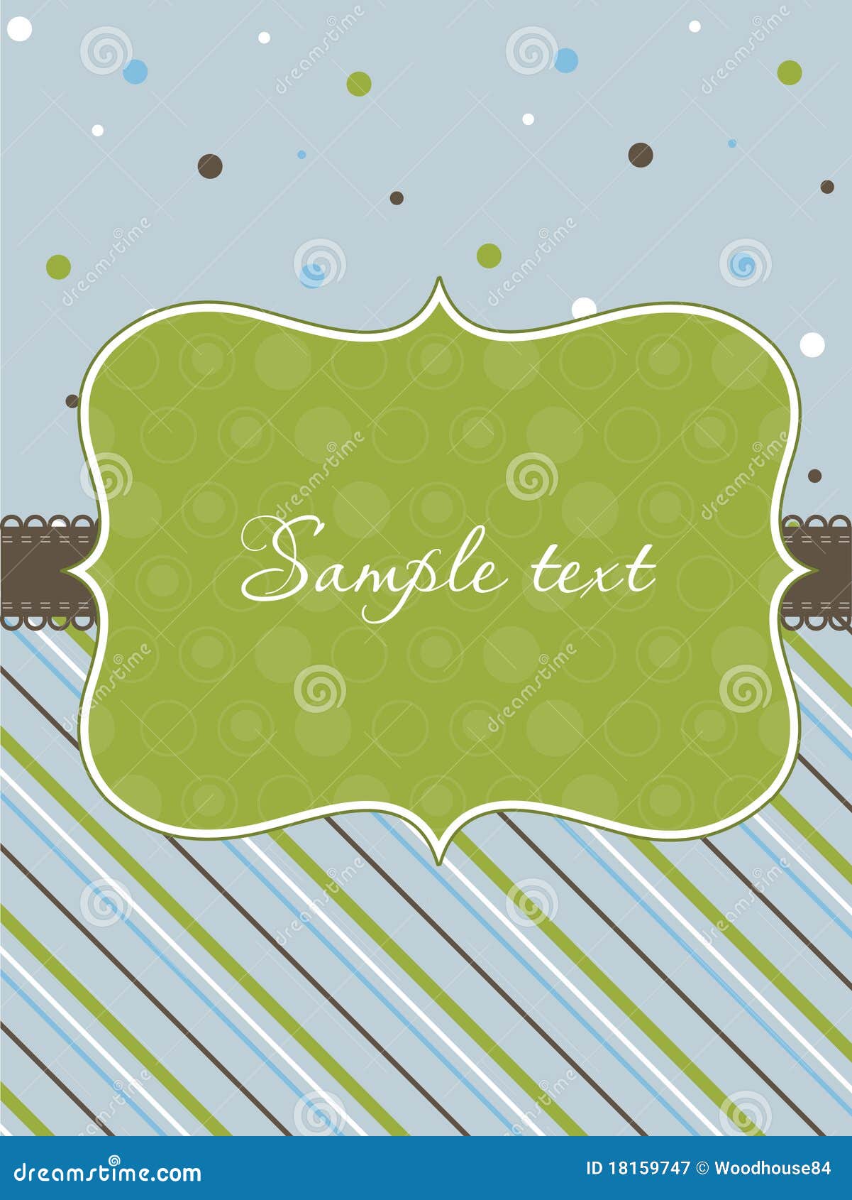 Baby Boy Arrival Card with Frame Stock Vector - Illustration of child ...
