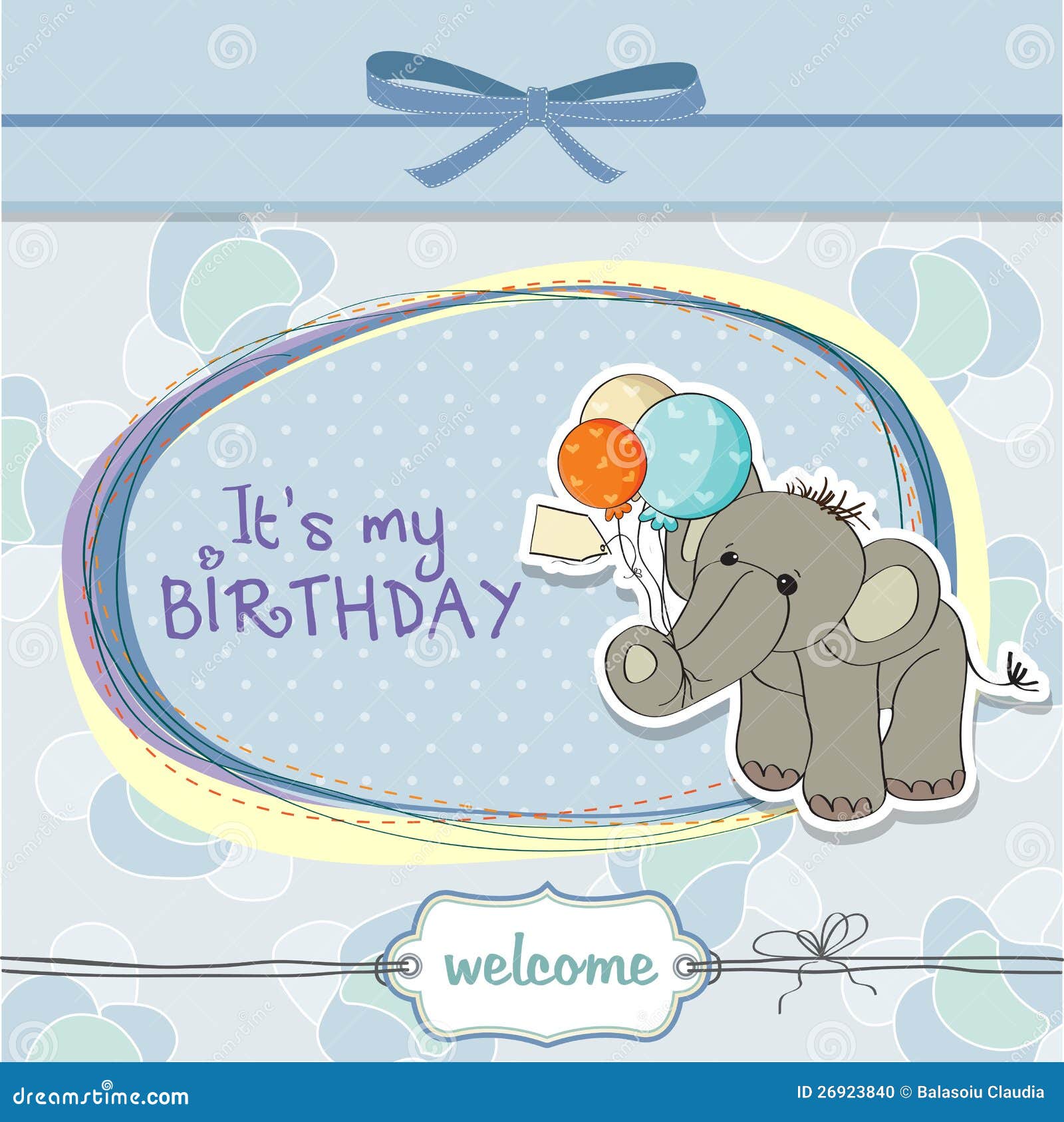 Baby Birthday Card With Teddy Bear And Gift Boxes Cartoon Vector ...