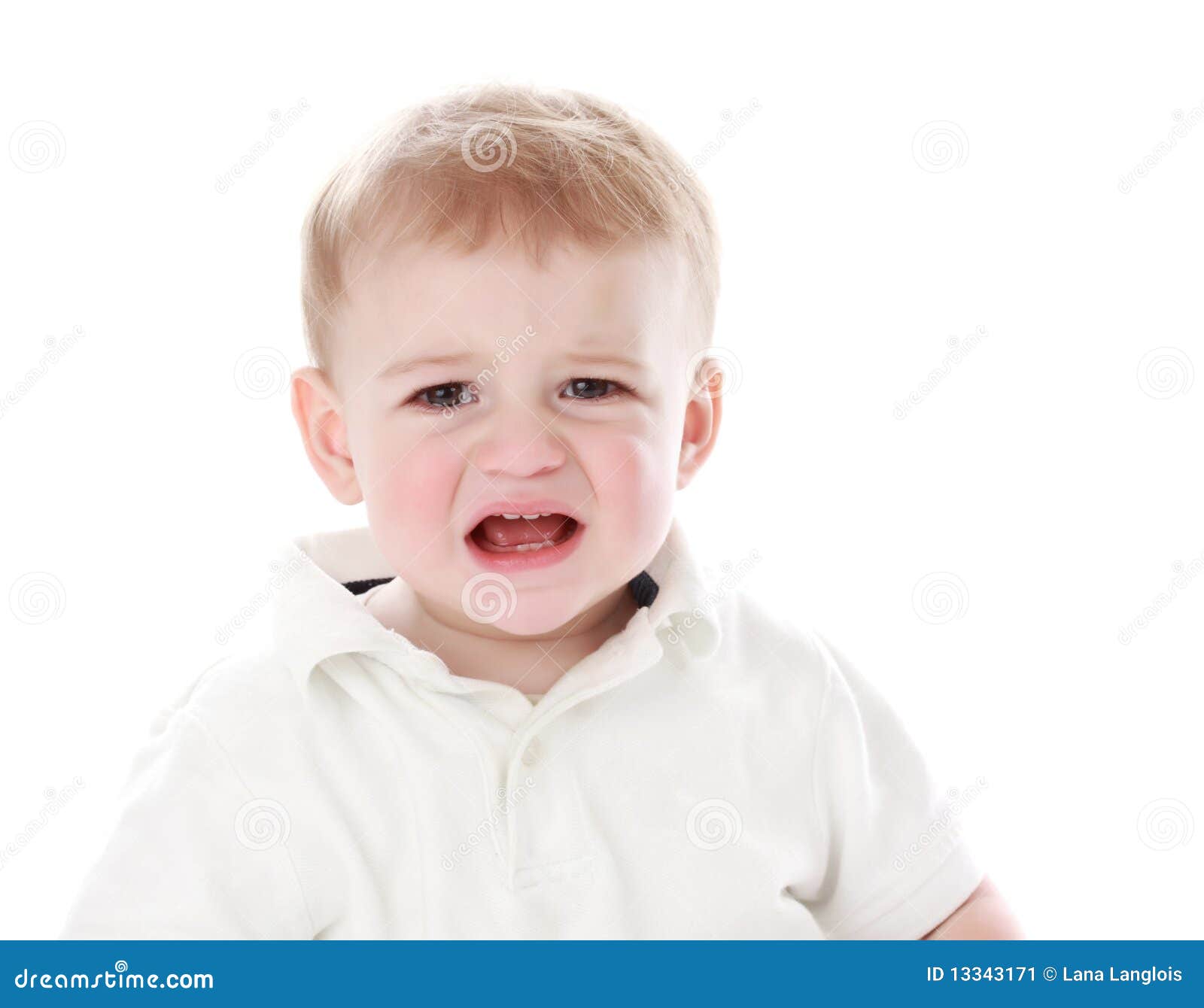 Baby boy crying stock image. Image of white, male, toddler - 13343171